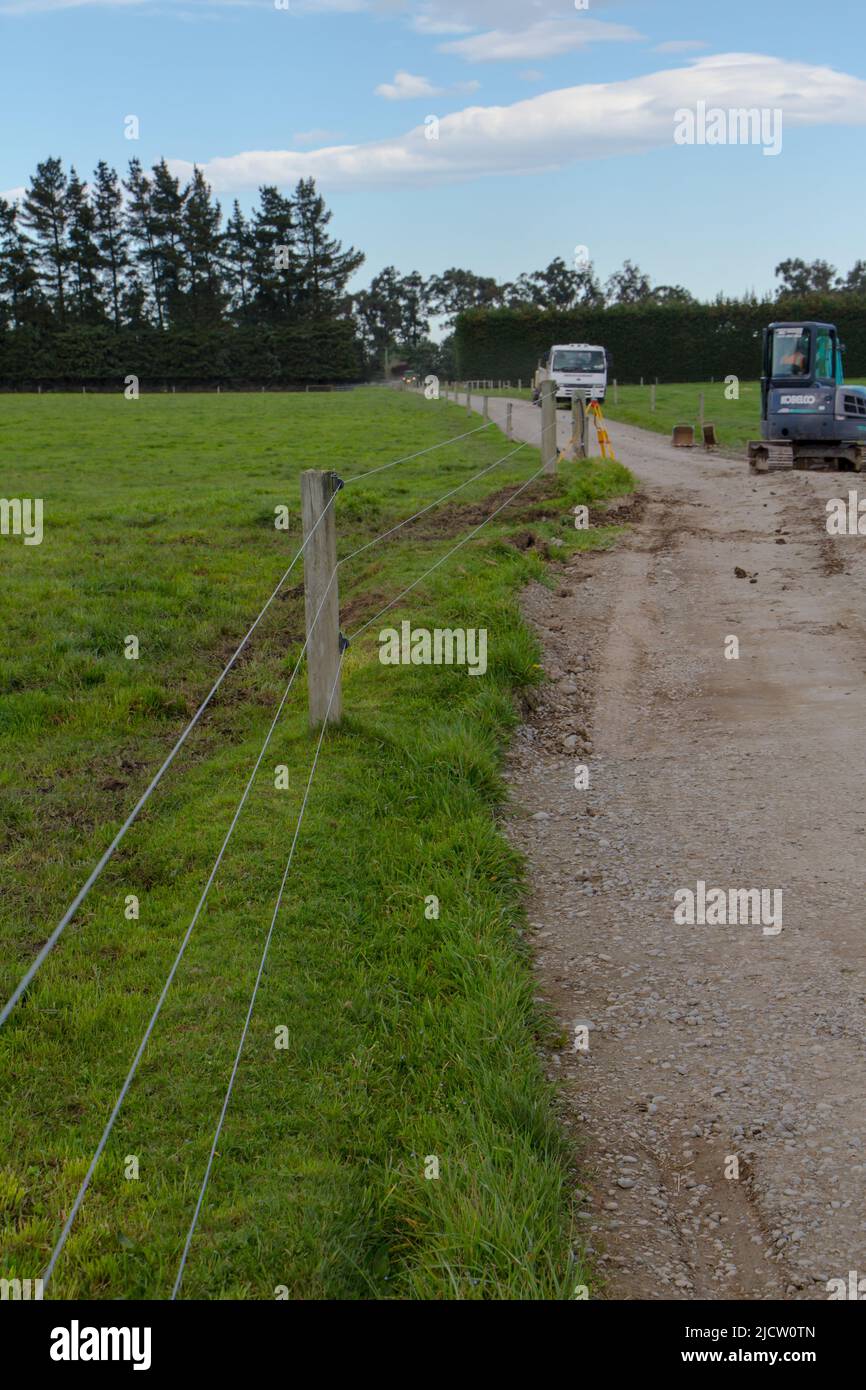Earthquake: The Greendale Fault Line, Darfield, New Zealand, after the ...