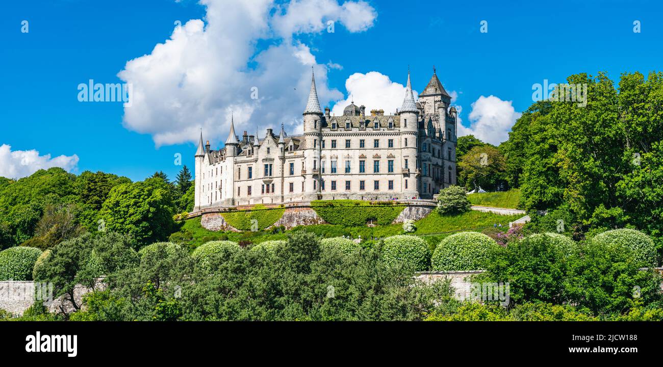 Dunrobin Castle and Gardens, NC500, Scotland, UK Stock Photo - Alamy