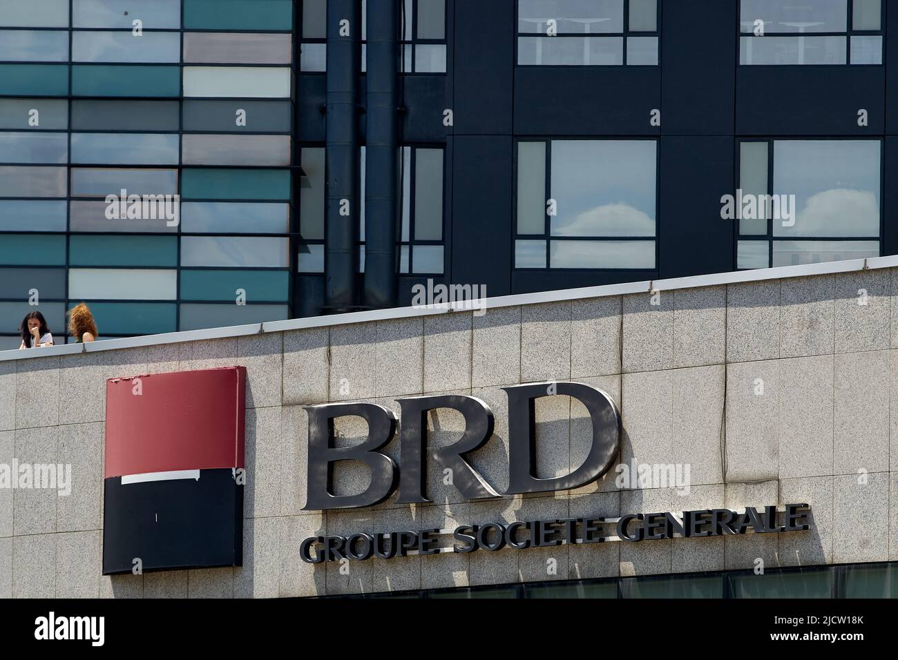 Bucharest, Romania - June 15, 2022: Logo of BRD Groupe Societe Generale ...