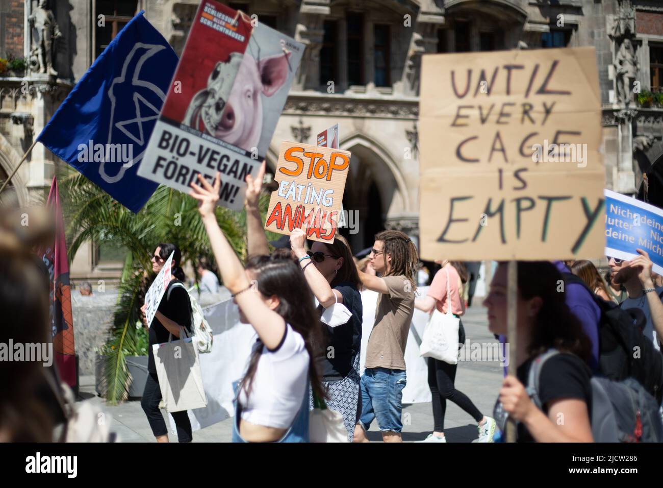 More than 230 people gathered in Munich, Germany at the Animal ...