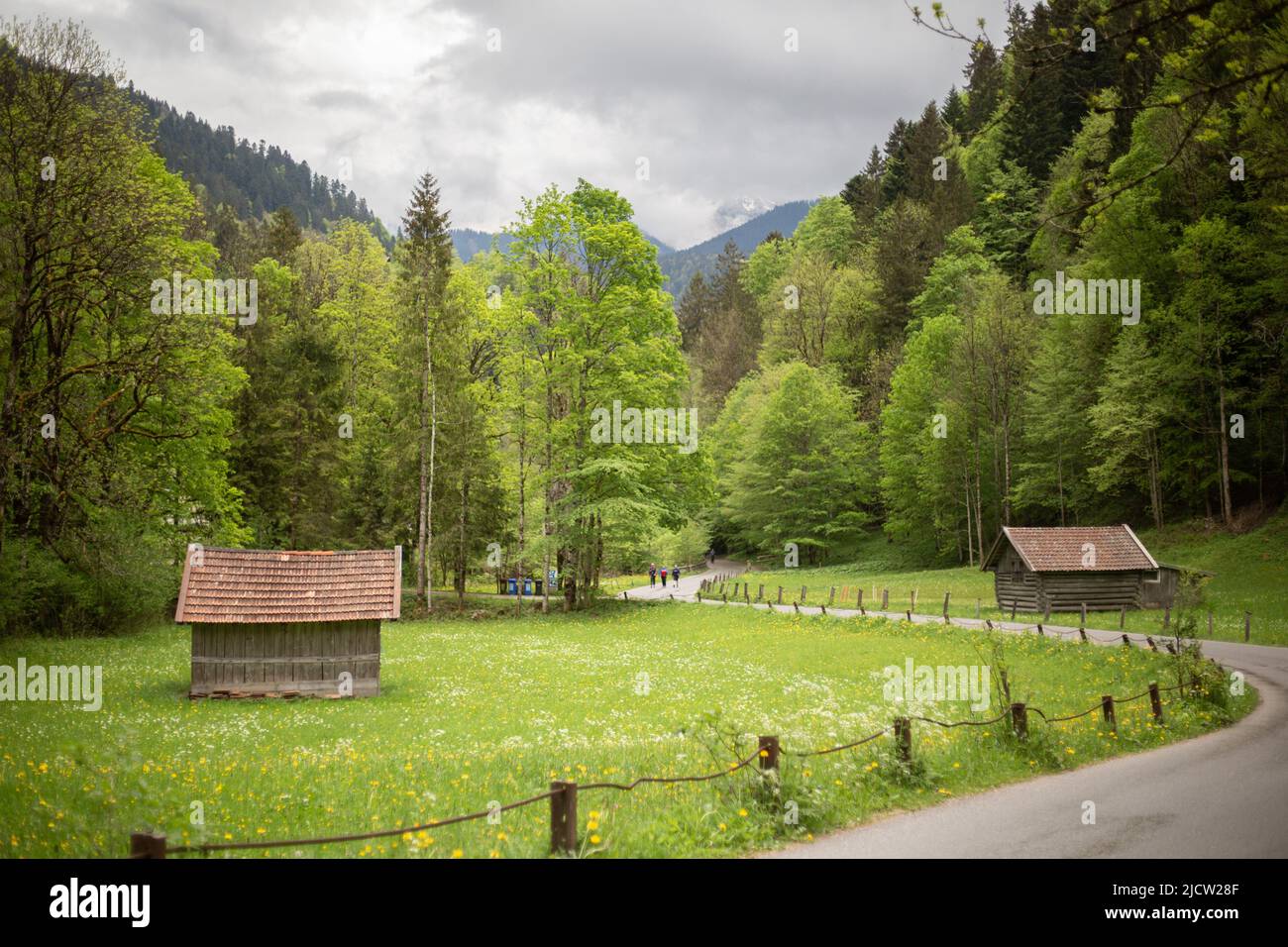 Garmisch Partenkirchen, Germany. 05th June, 2022. Hiking through the ...
