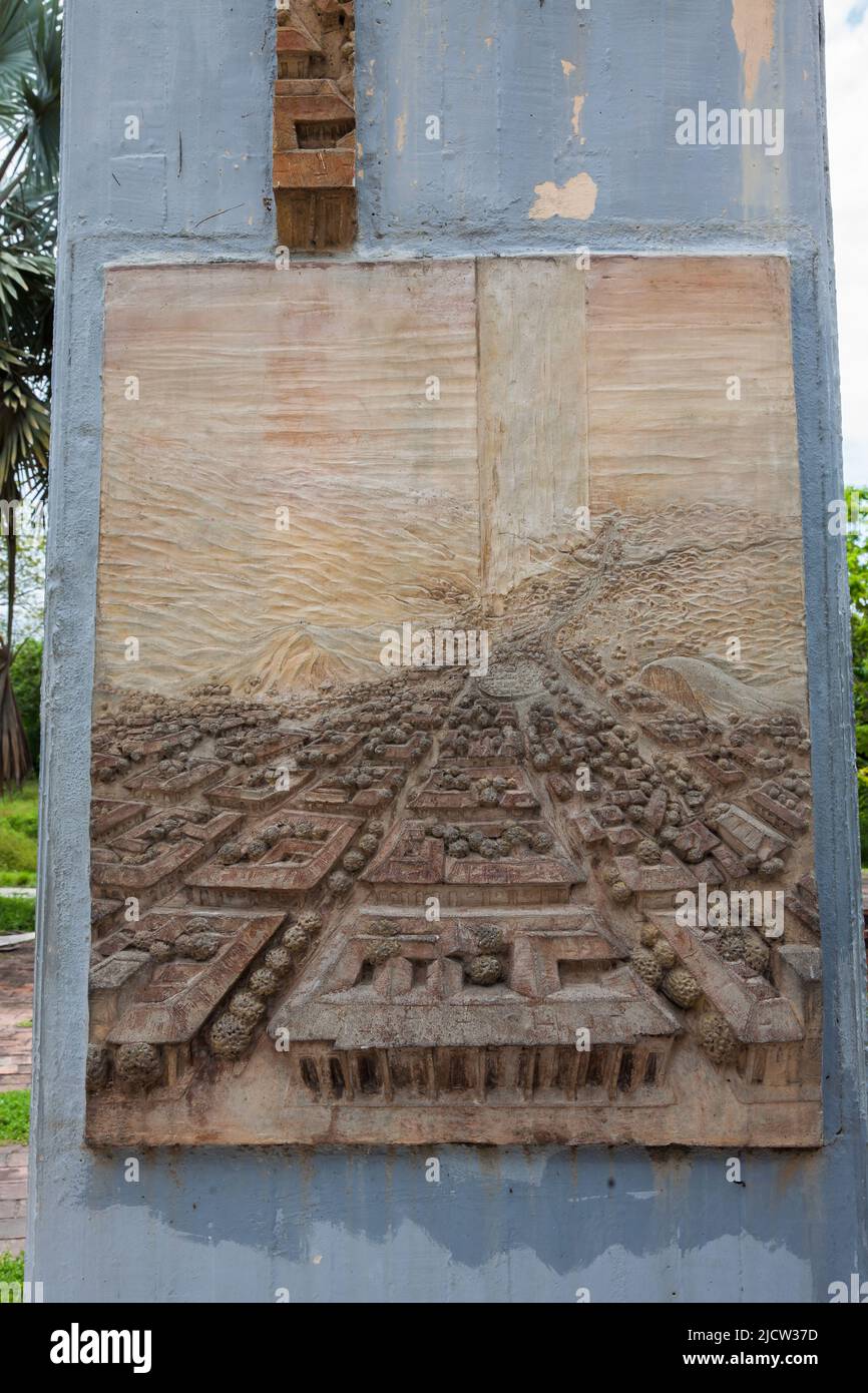 ARMERO, COLOMBIA - MAY, 2022: Commemorative monument of the Armero ...