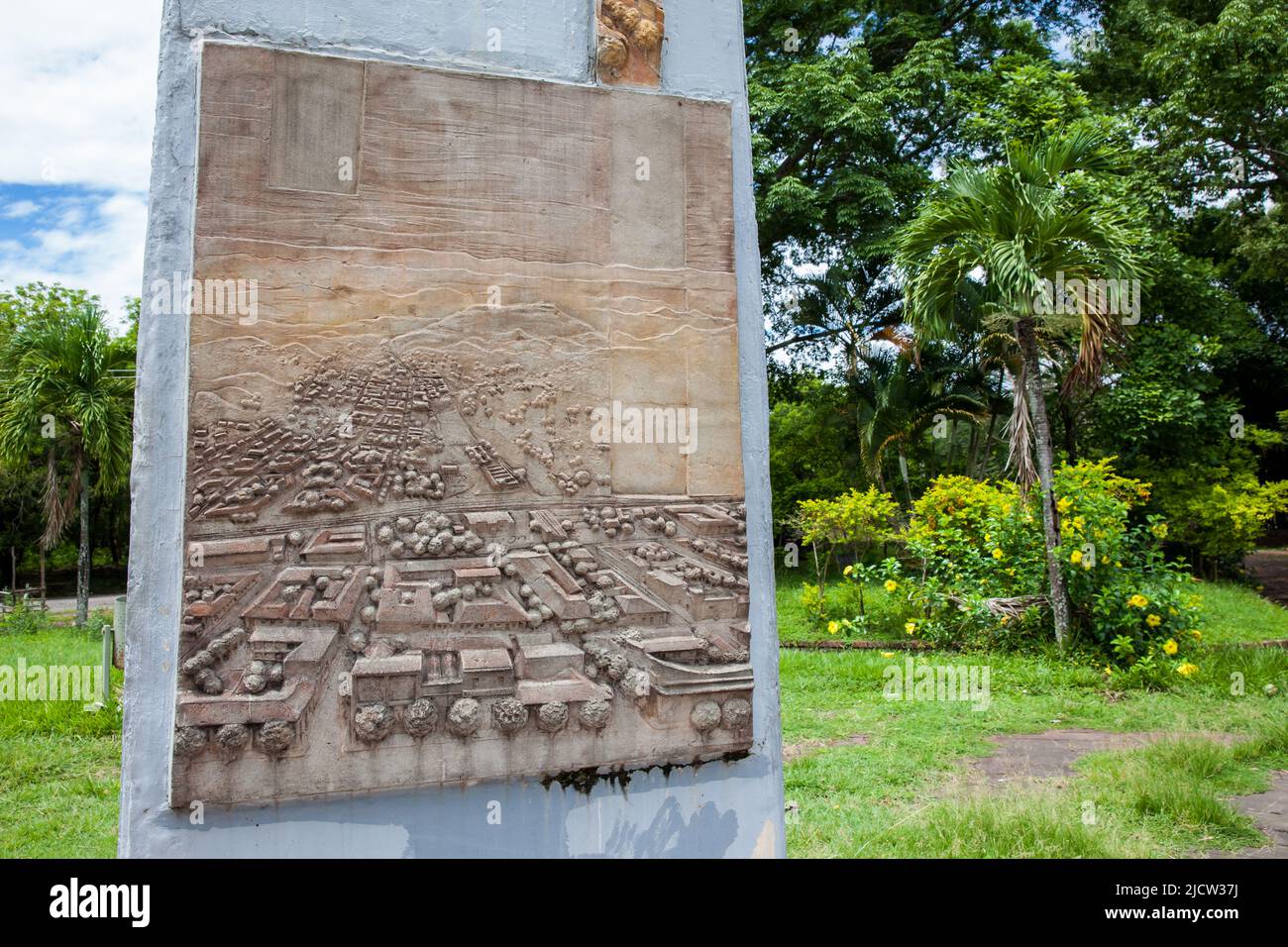 ARMERO, COLOMBIA - MAY, 2022: Commemorative monument of the Armero ...