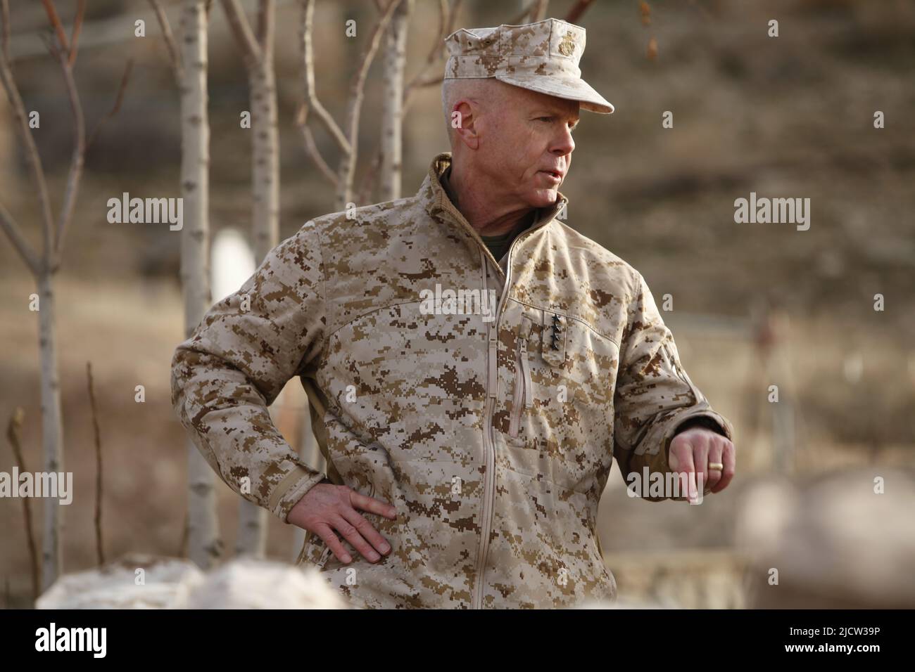U.S. Marine Corps General James F. Amos, Commandant of the Marine Corps ...