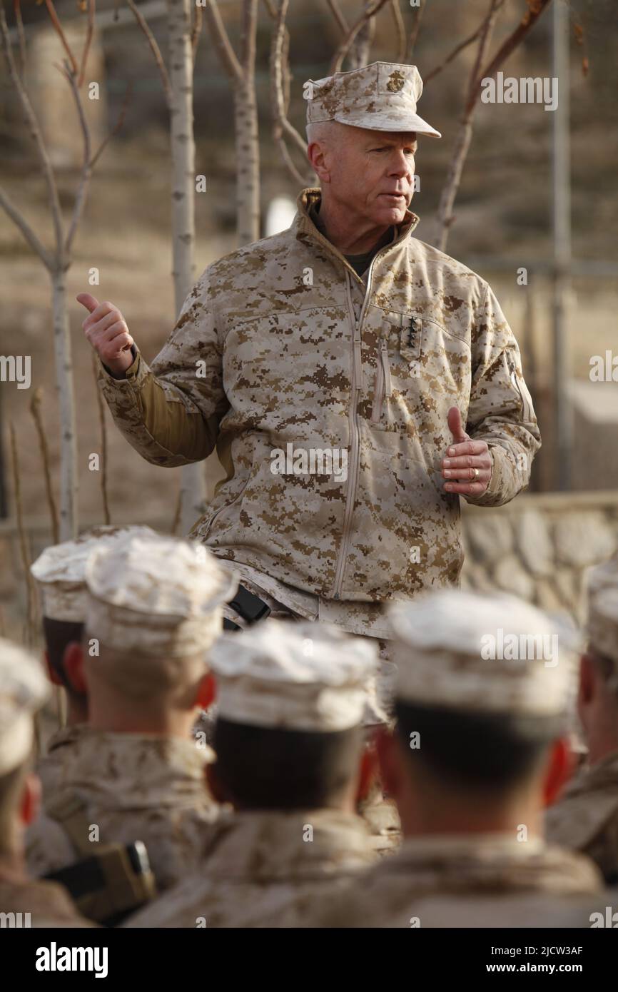 U.S. Marine Corps General James F. Amos, Commandant of the Marine Corps ...