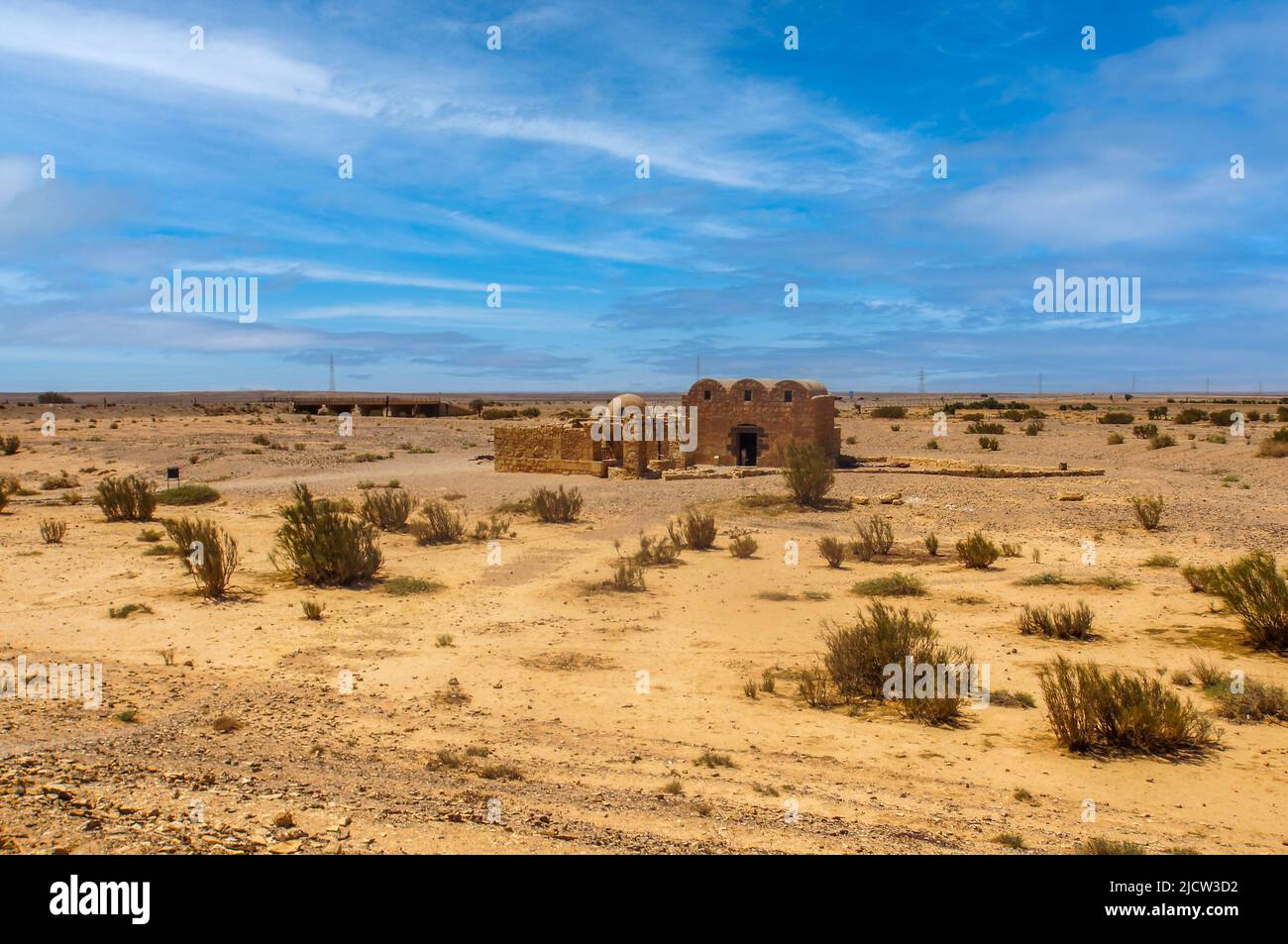 Quseir amra desert castle hi-res stock photography and images - Alamy