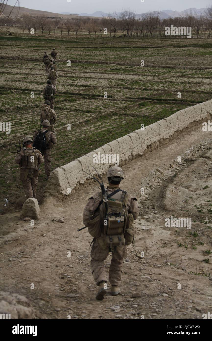 U.S. Marines with 1st Battalion, 8th Marine Regiment, Regimental Combat ...