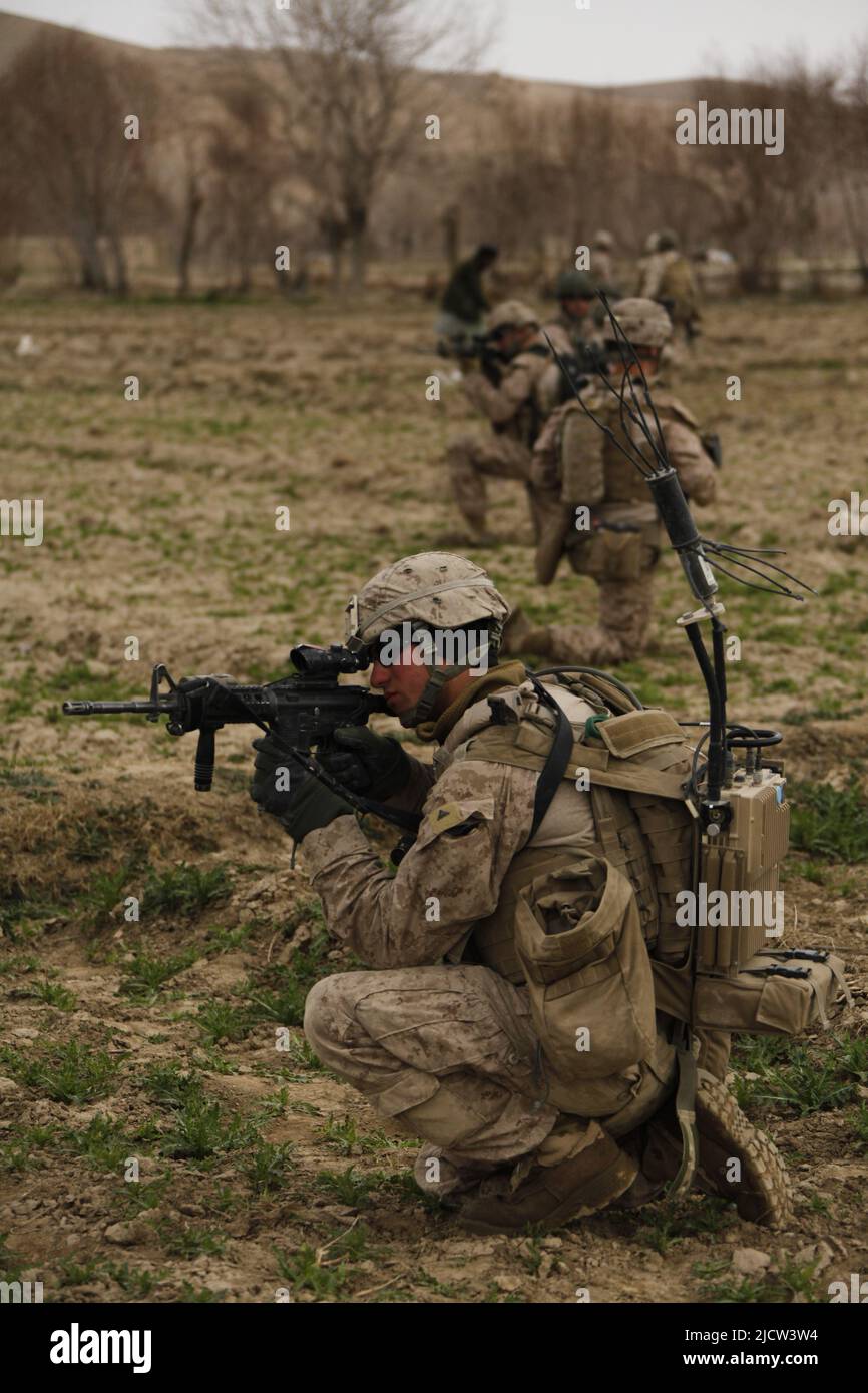 U.S. Marines with 1st Battalion, 8th Marine Regiment, Regimental Combat ...