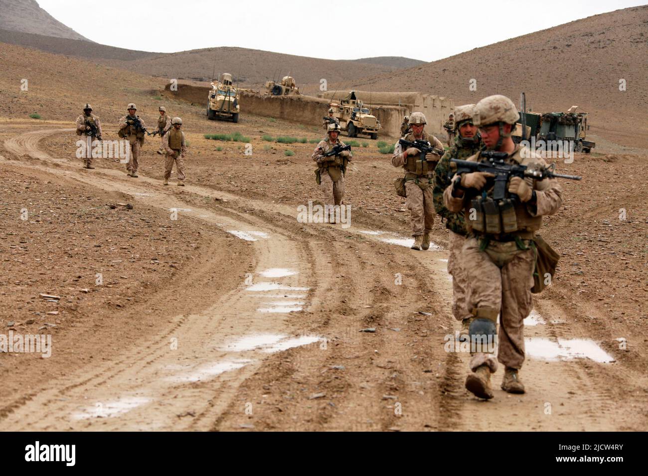 U.S. Marines with 1st Battalion, 8th Marine Regiment, Regimental Combat ...