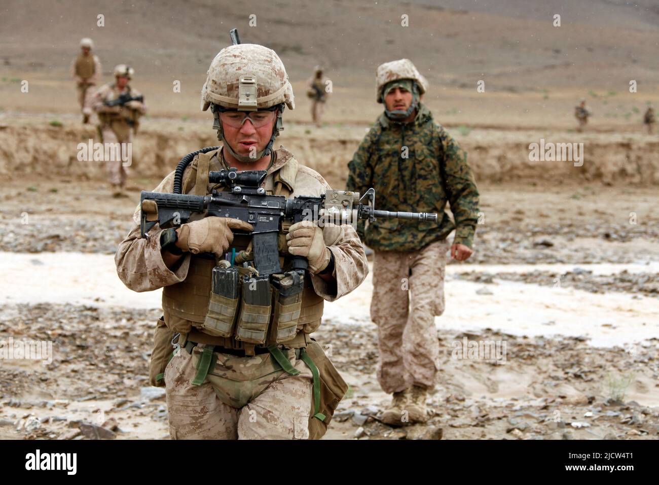 U.S. Marines with 1st Battalion, 8th Marine Regiment, Regimental Combat ...