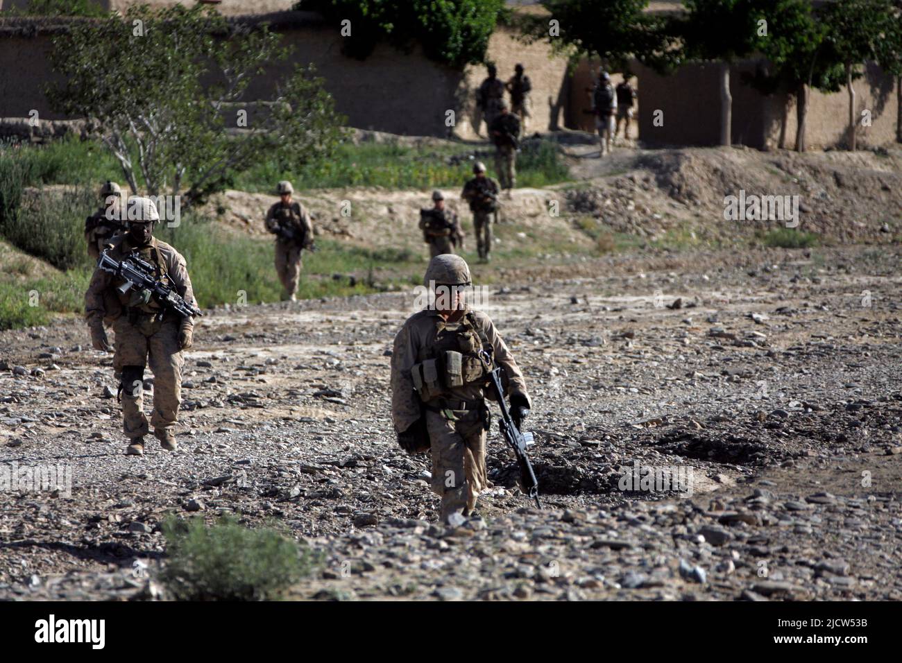 U.S. Marines with 1st Battalion, 8th Marine Regiment (1/8), Regimental ...