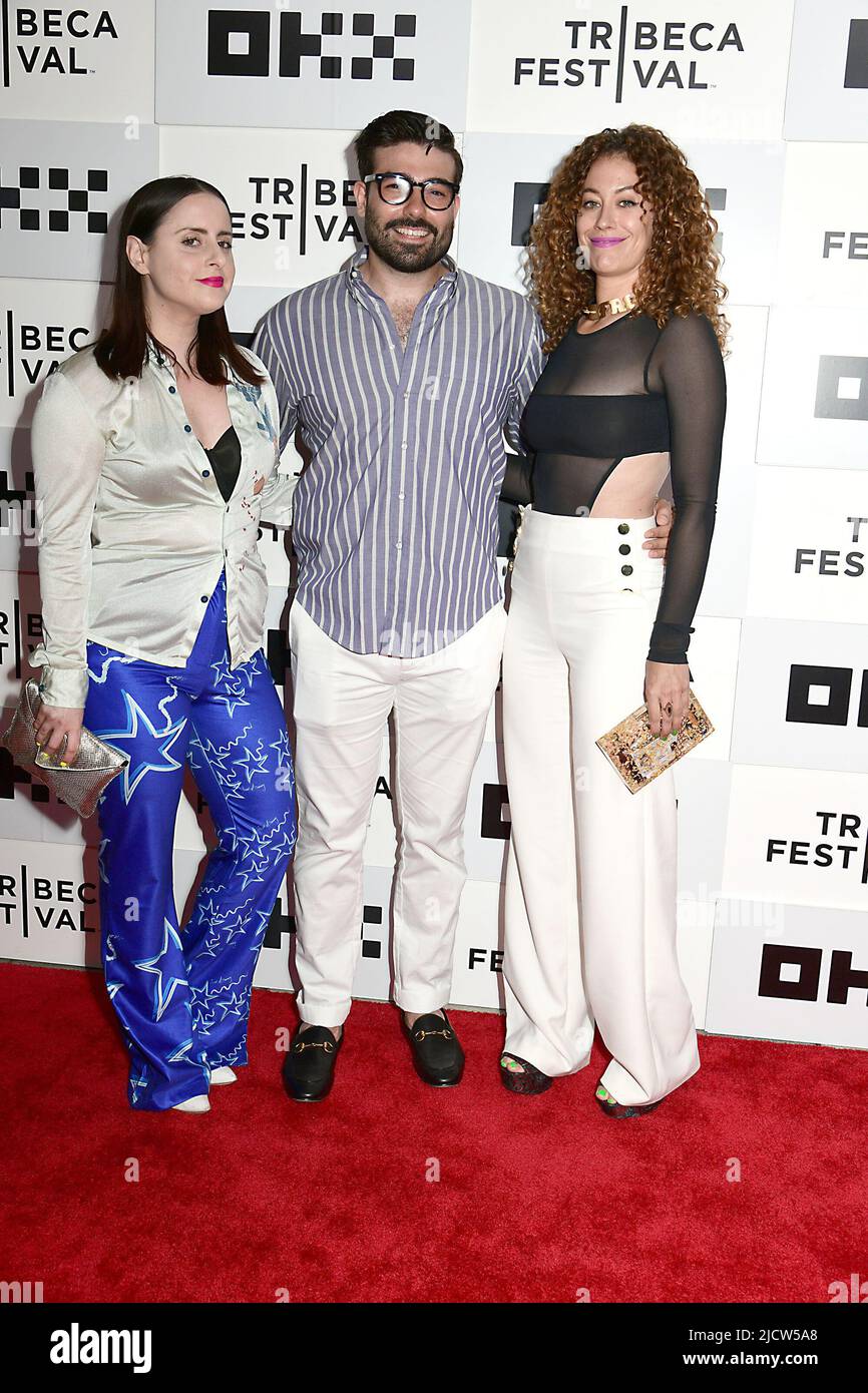 Corinne Fisher, Mike Coscarelli & Krystyna Hutchinson attends the NYC ...