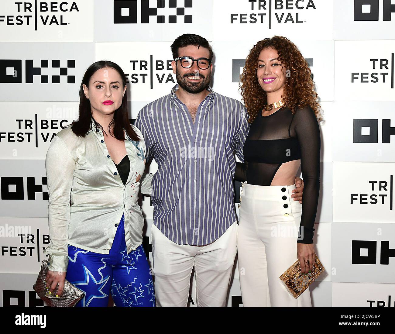 Corinne Fisher, Mike Coscarelli & Krystyna Hutchinson attend the NYC ...