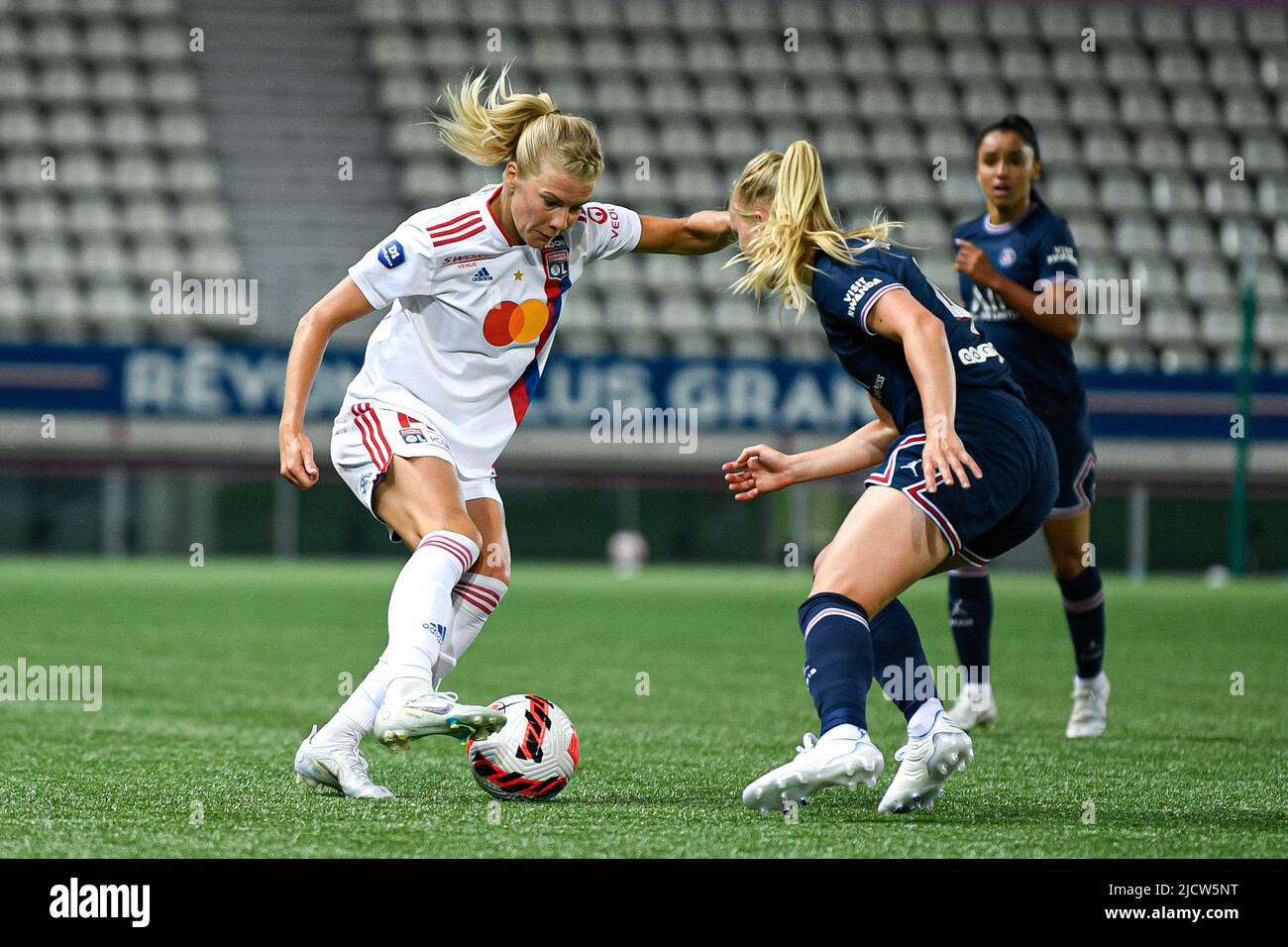 Ada Hegerberg of OL during the Women's French championship, D1 Arkema ...