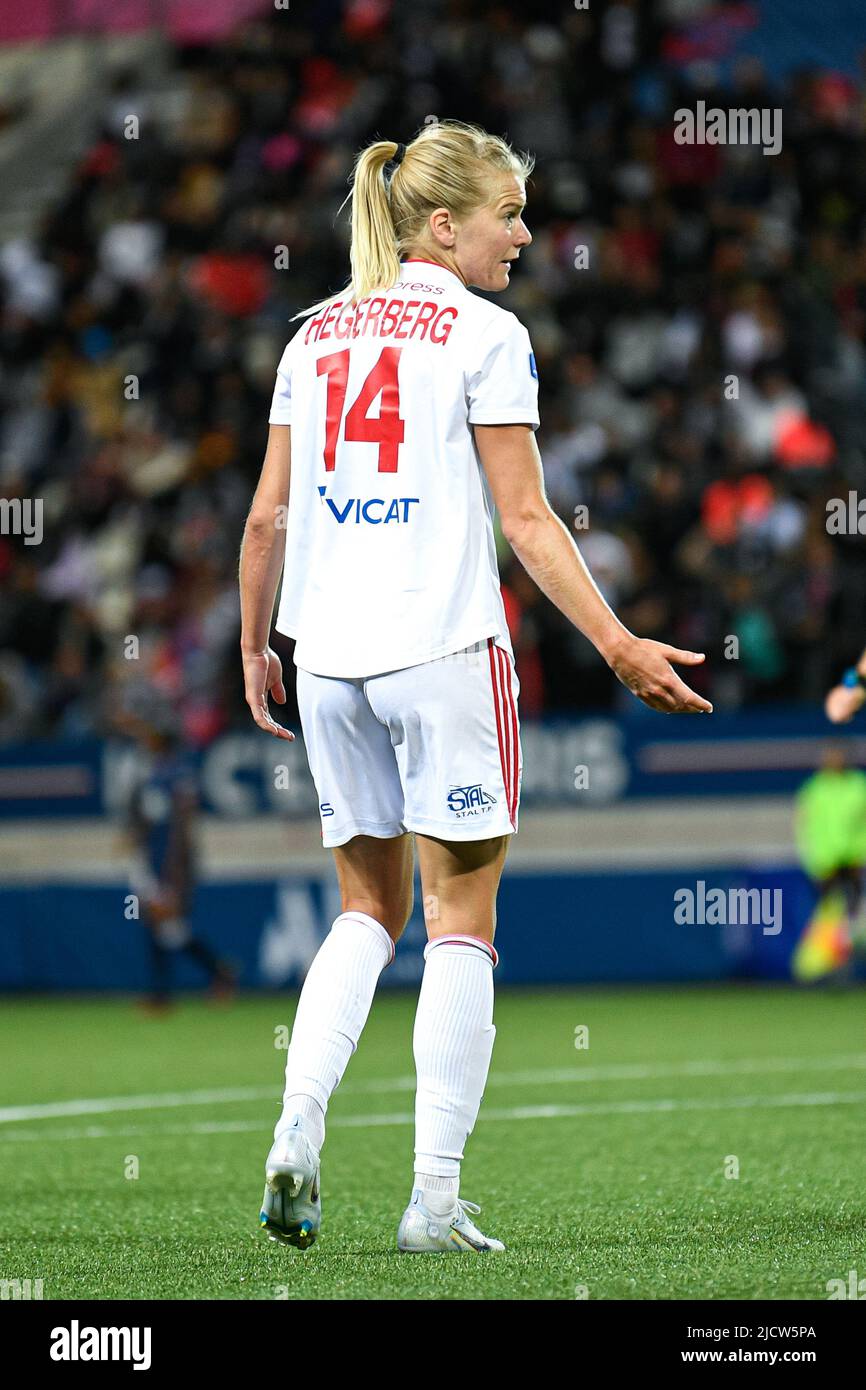 Ada Hegerberg of OL during the Women's French championship, D1 Arkema ...