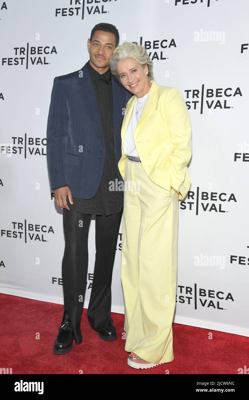 New York, NY, June 15, 2022. (L-R) Daryl McCormack and Emma Thompson ...