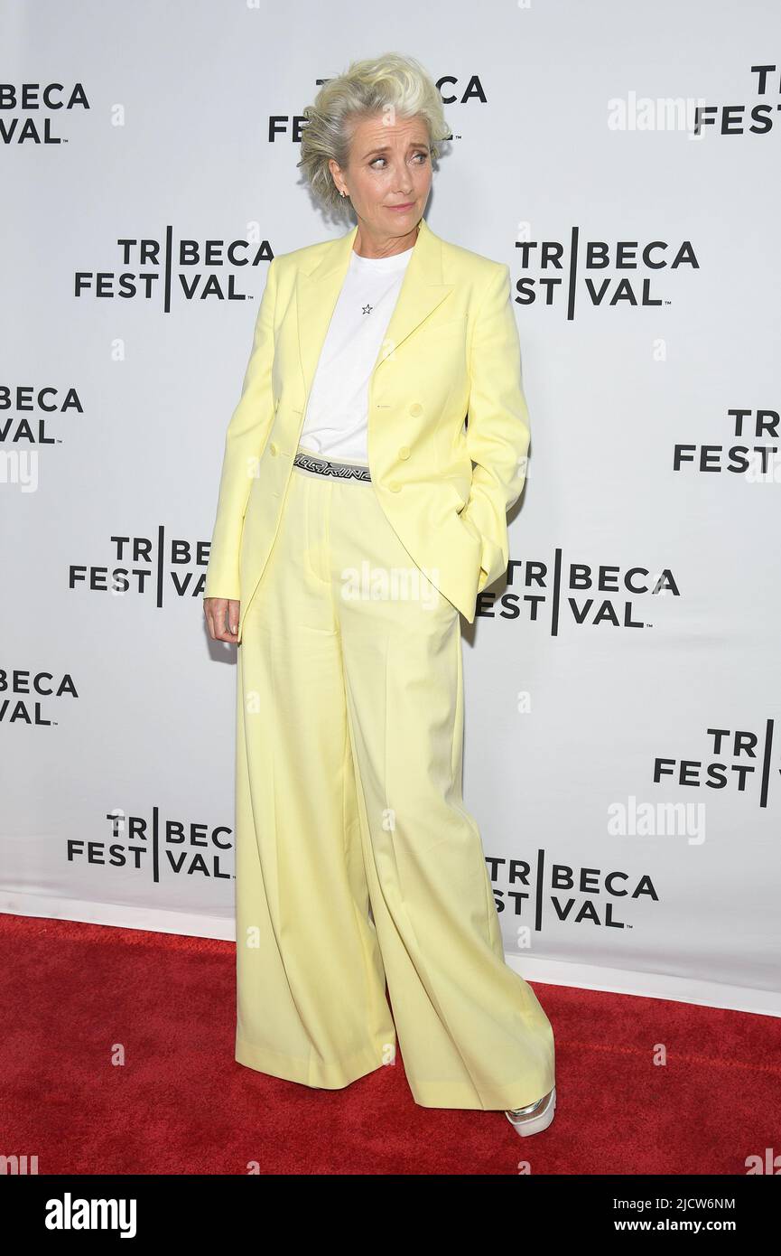 New York, NY, June 15, 2022. Emma Thompson attends "Good Luck To You ...