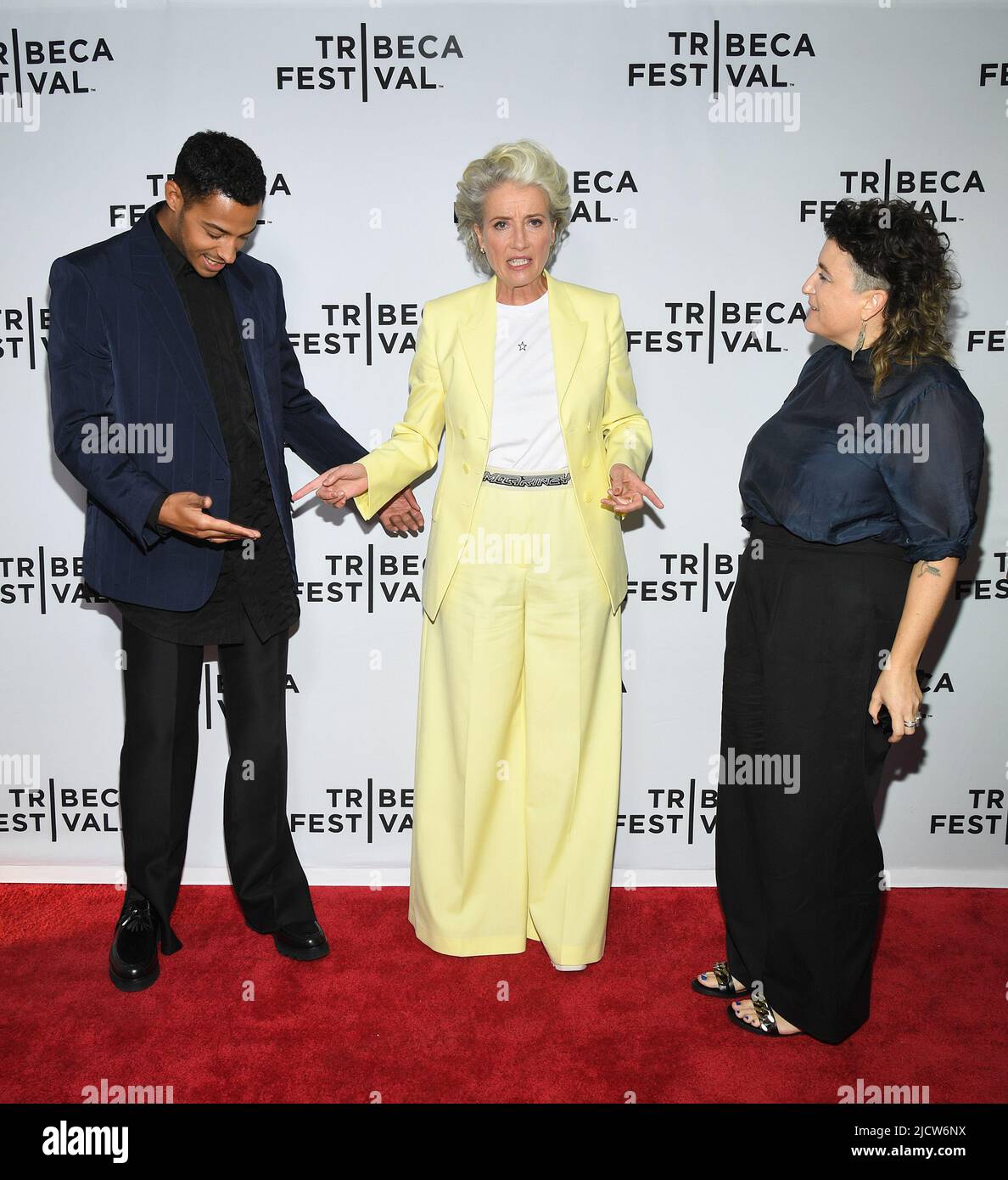 New York, USA. 15th June, 2022. (L-R) Daryl McCormack and Emma Thompson ...