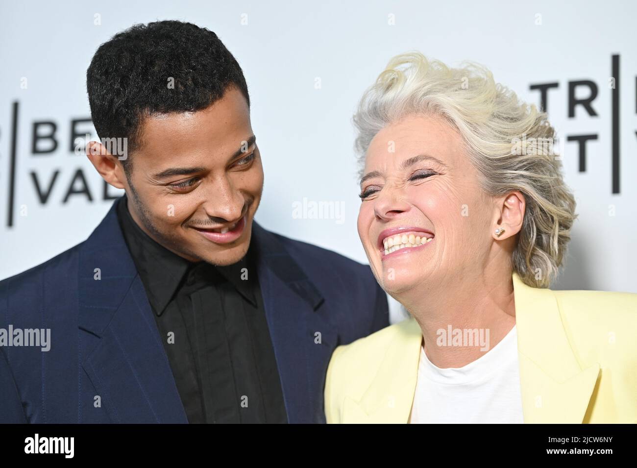 New York, NY, June 15, 2022. (L-R) Daryl McCormack and Emma Thompson ...