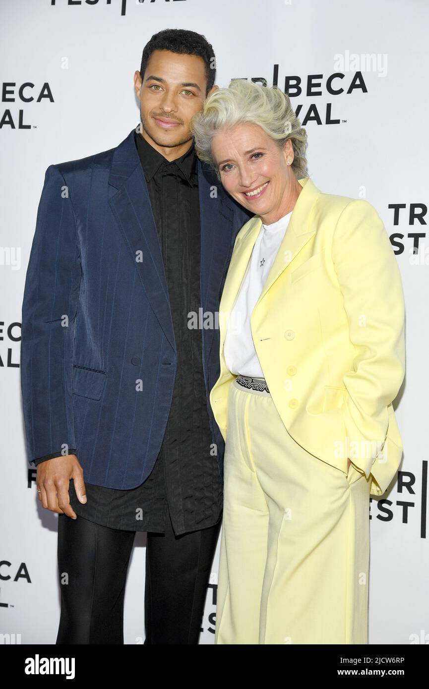 New York, USA. 15th June, 2022. (L-R) Daryl McCormack and Emma Thompson ...