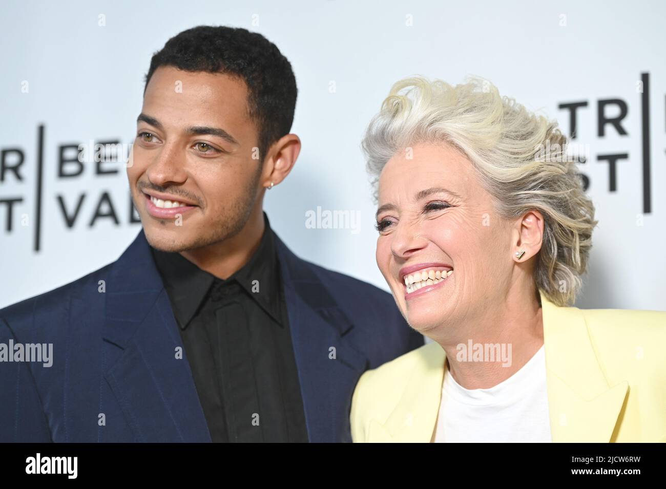 New York, NY, June 15, 2022. (L-R) Daryl McCormack and Emma Thompson ...