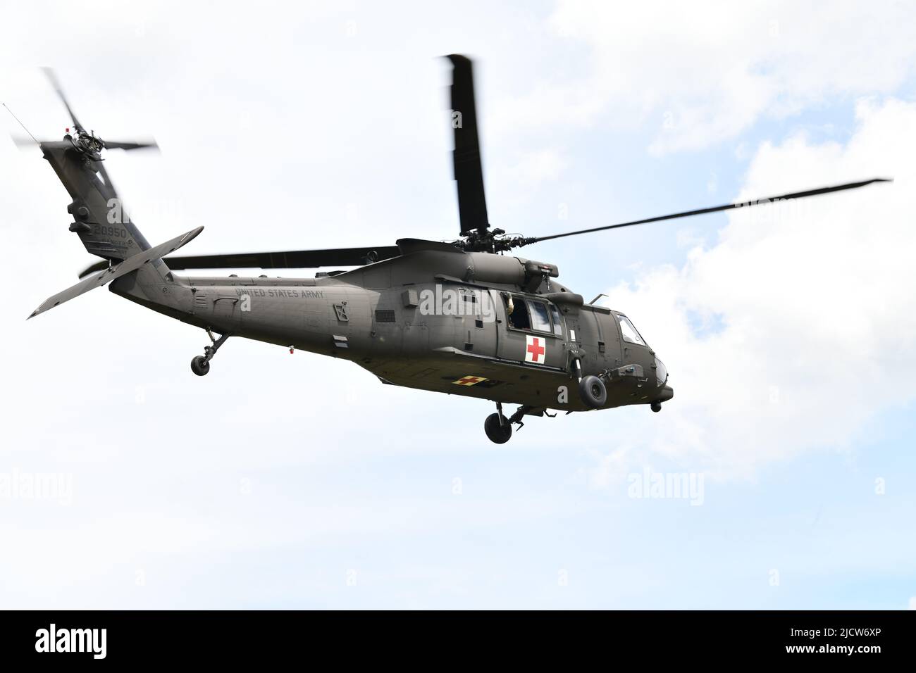 A U.S. Army UH-60 Black Hawk helicopter from the 126th Aviation ...