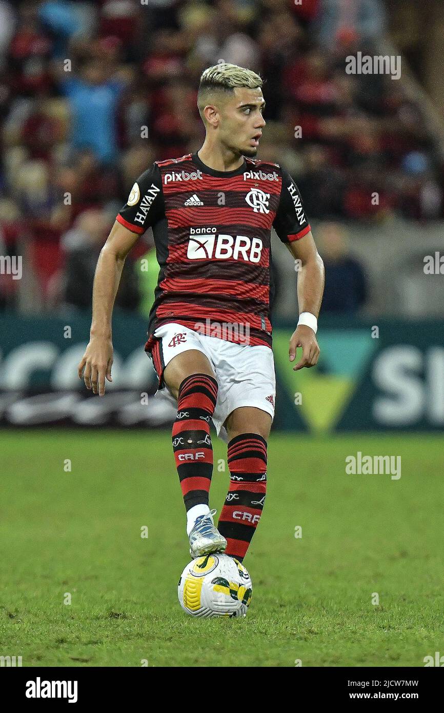 Andreas Pereira do Flamengo, durante a partida entre Flamengo e Cuiabá ...