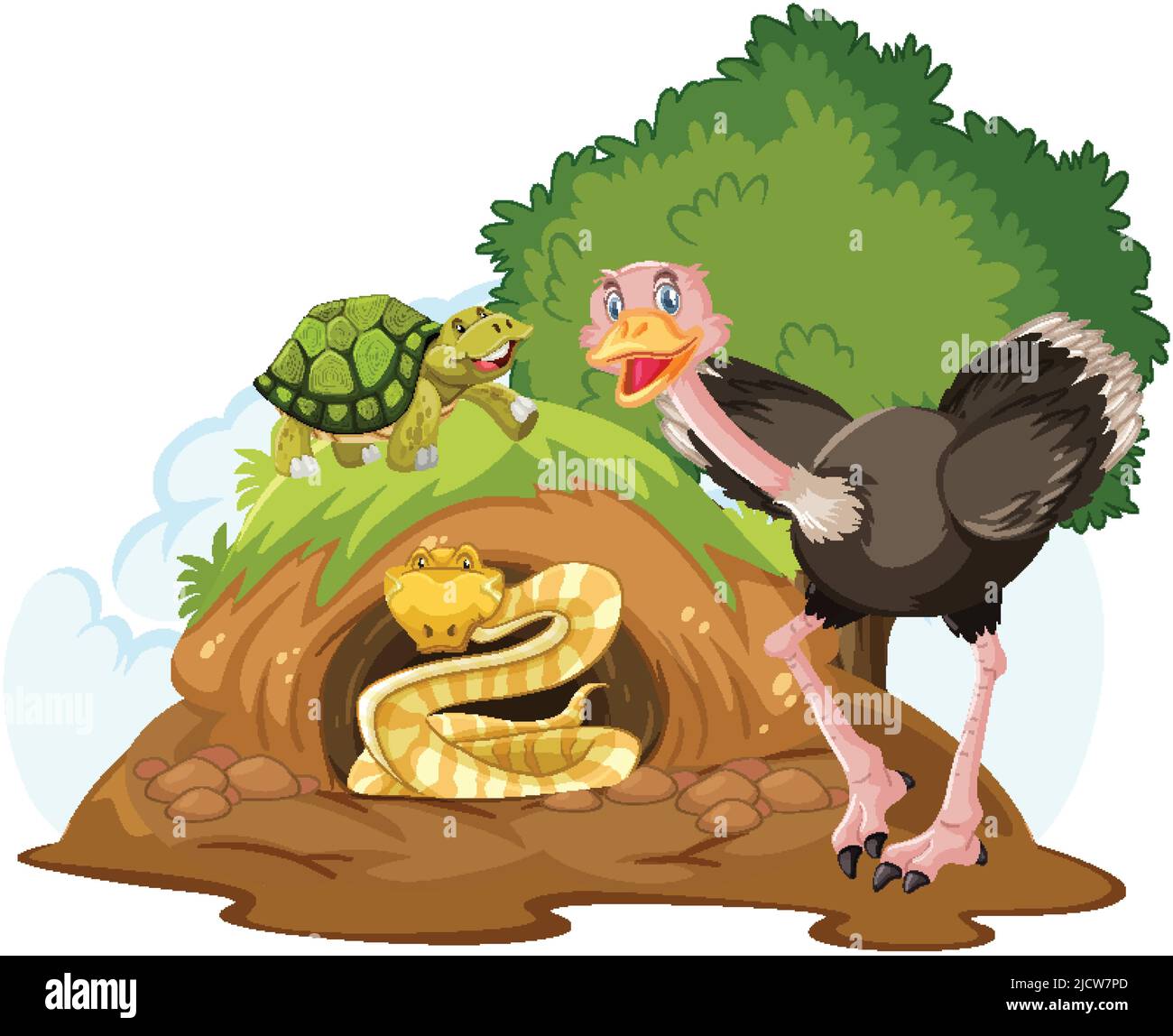 Burrow animals Stock Vector Images - Alamy