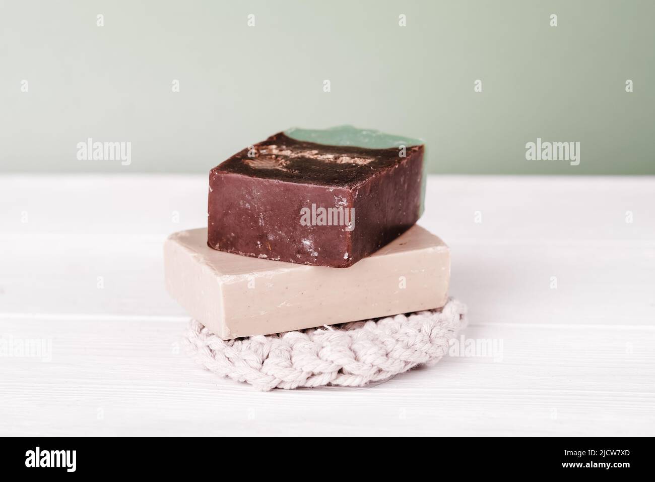 organic solid soap bars with coffee and oats bran. natural skin peeling ...