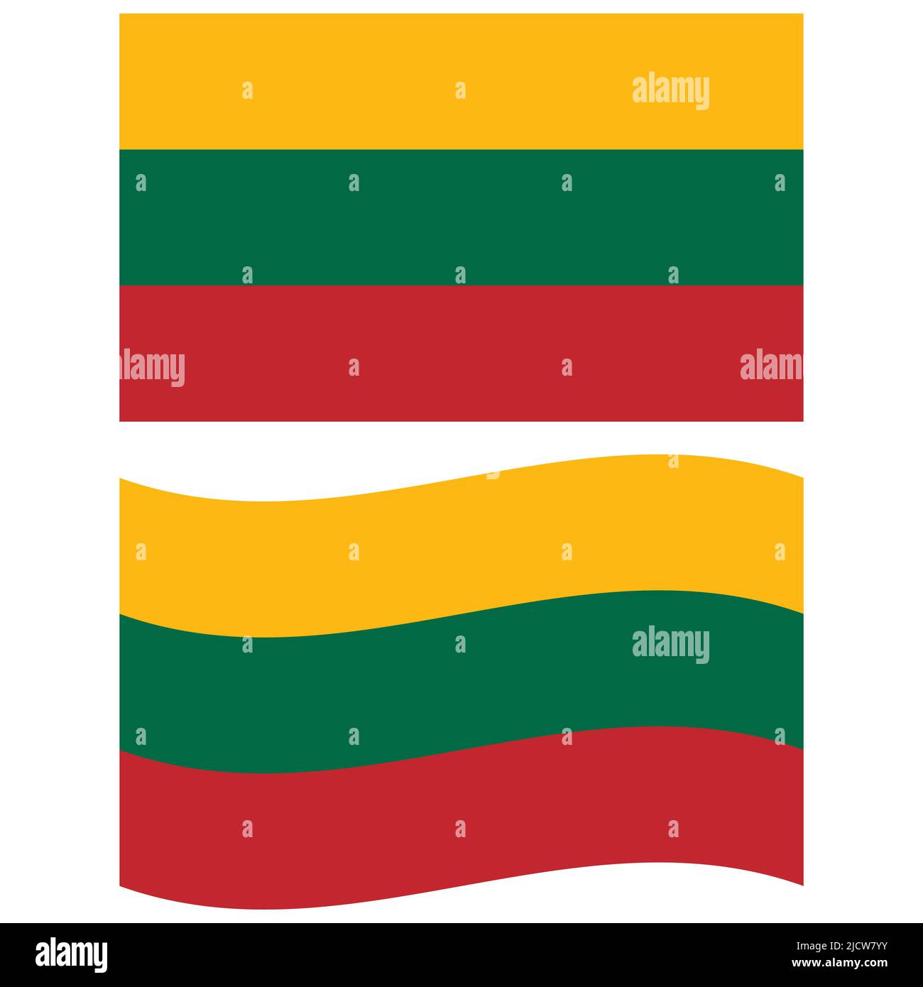 Flag of Lithuania. Lithuania national flag. flat style Stock Photo - Alamy