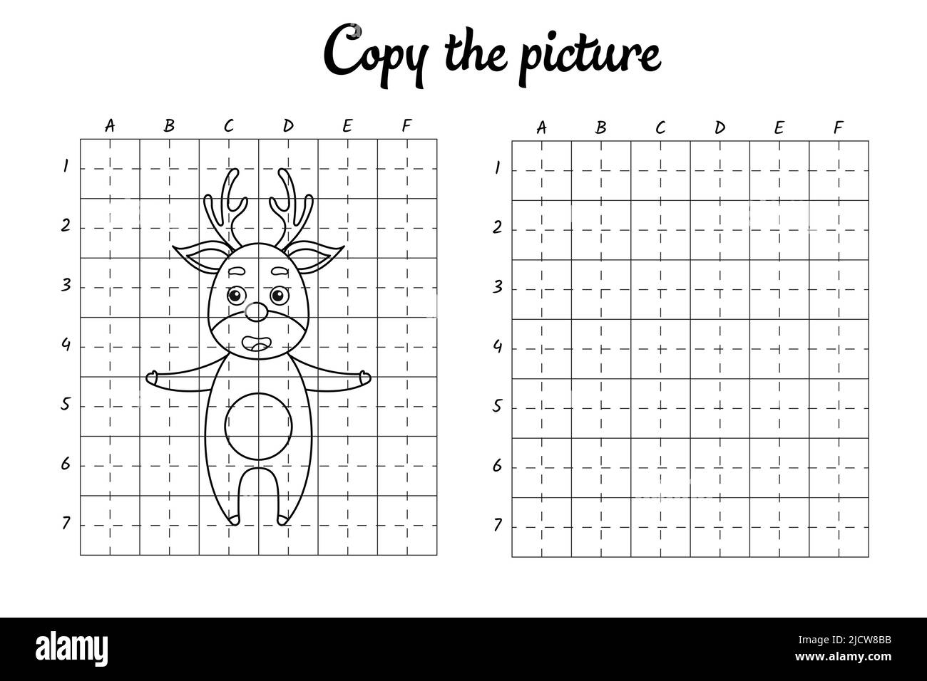 Copy the picture. Draw by grid. Coloring book pages for kids ...