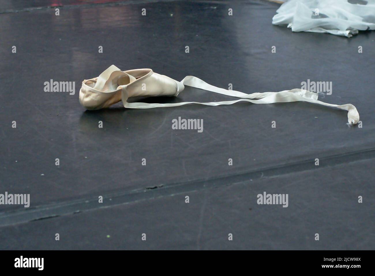 Ballet Pointe Shoes Stock Photo - Alamy