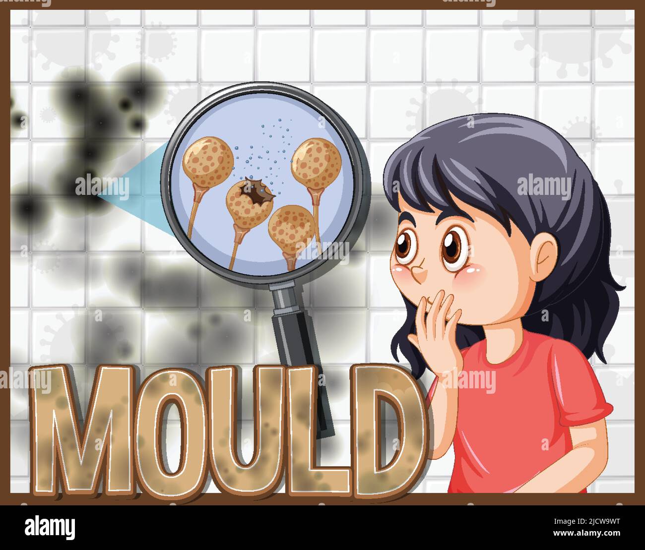 Mould text word isolated illustration Stock Vector Image & Art - Alamy