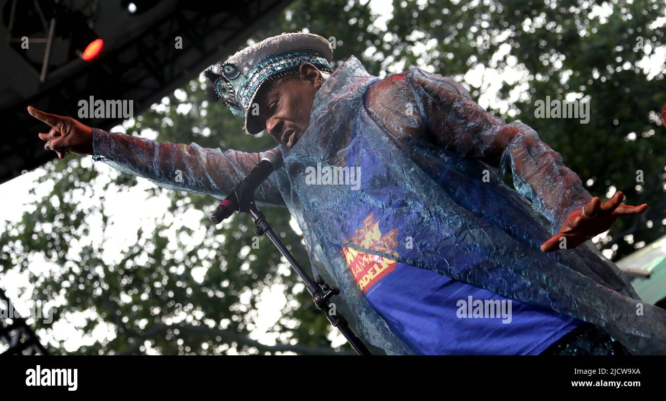June 15, 2022, New York, New York, USA: Singer/musician GEORGE CLINTON ...