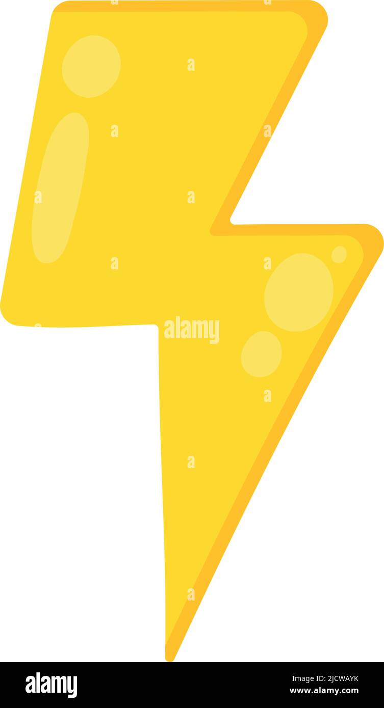 ray thunder power sticker icon Stock Vector Image & Art - Alamy