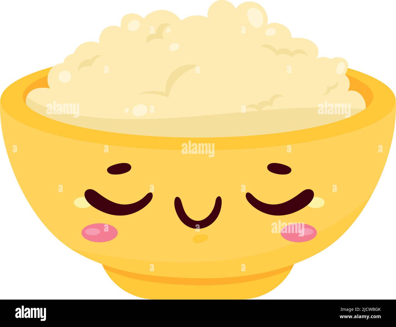 rice kawaii food comic character Stock Vector Image & Art - Alamy