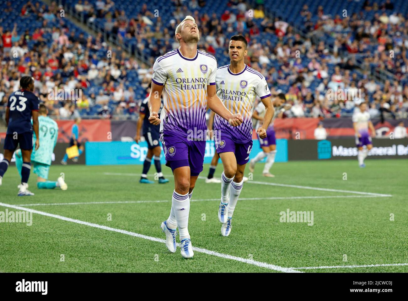 FOXBOROUGH, MA - JUNE 15: Orlando City SC defender Robin Jansson (6 ...