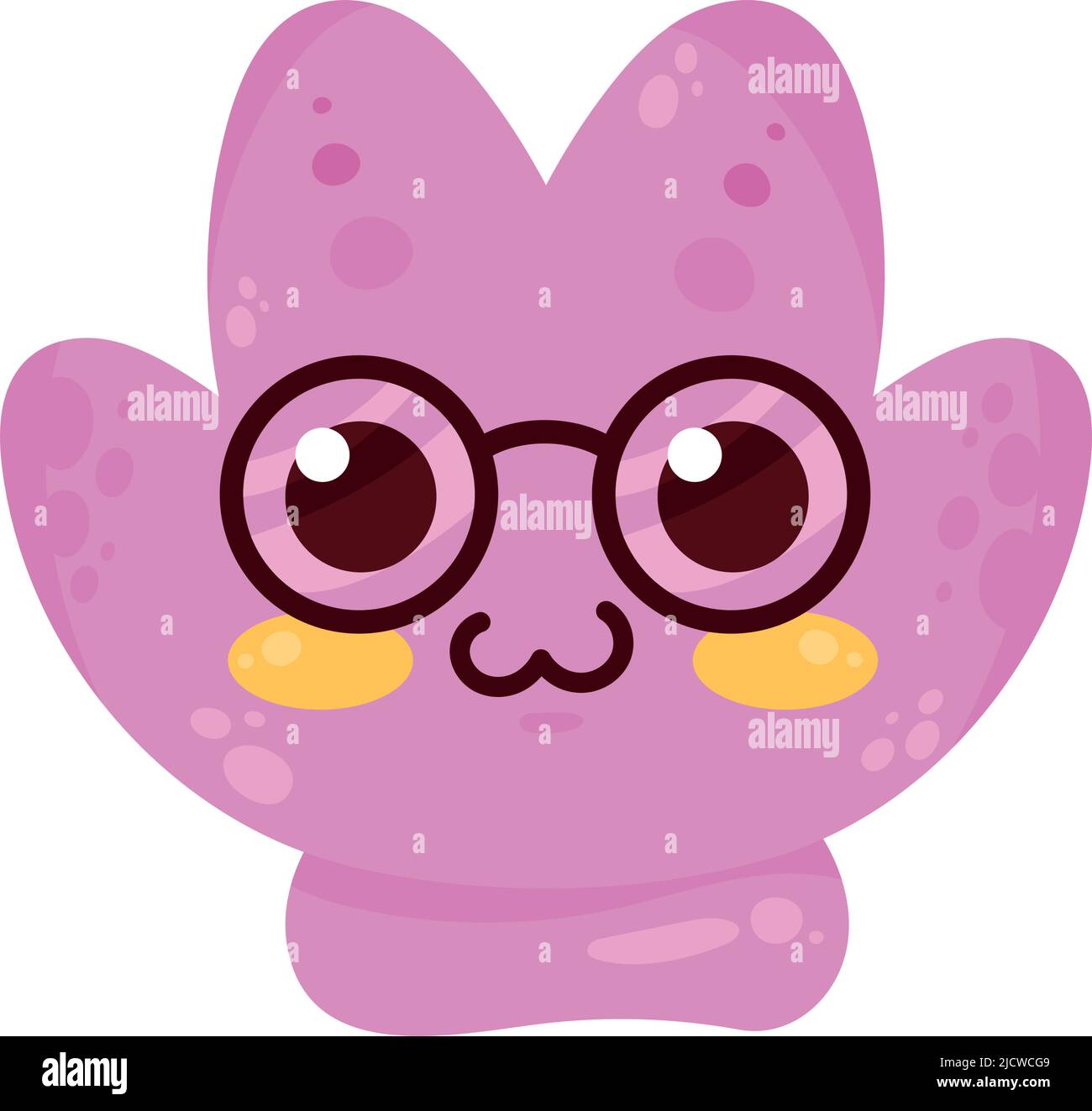 sea shell kawaii style character Stock Vector Image & Art - Alamy