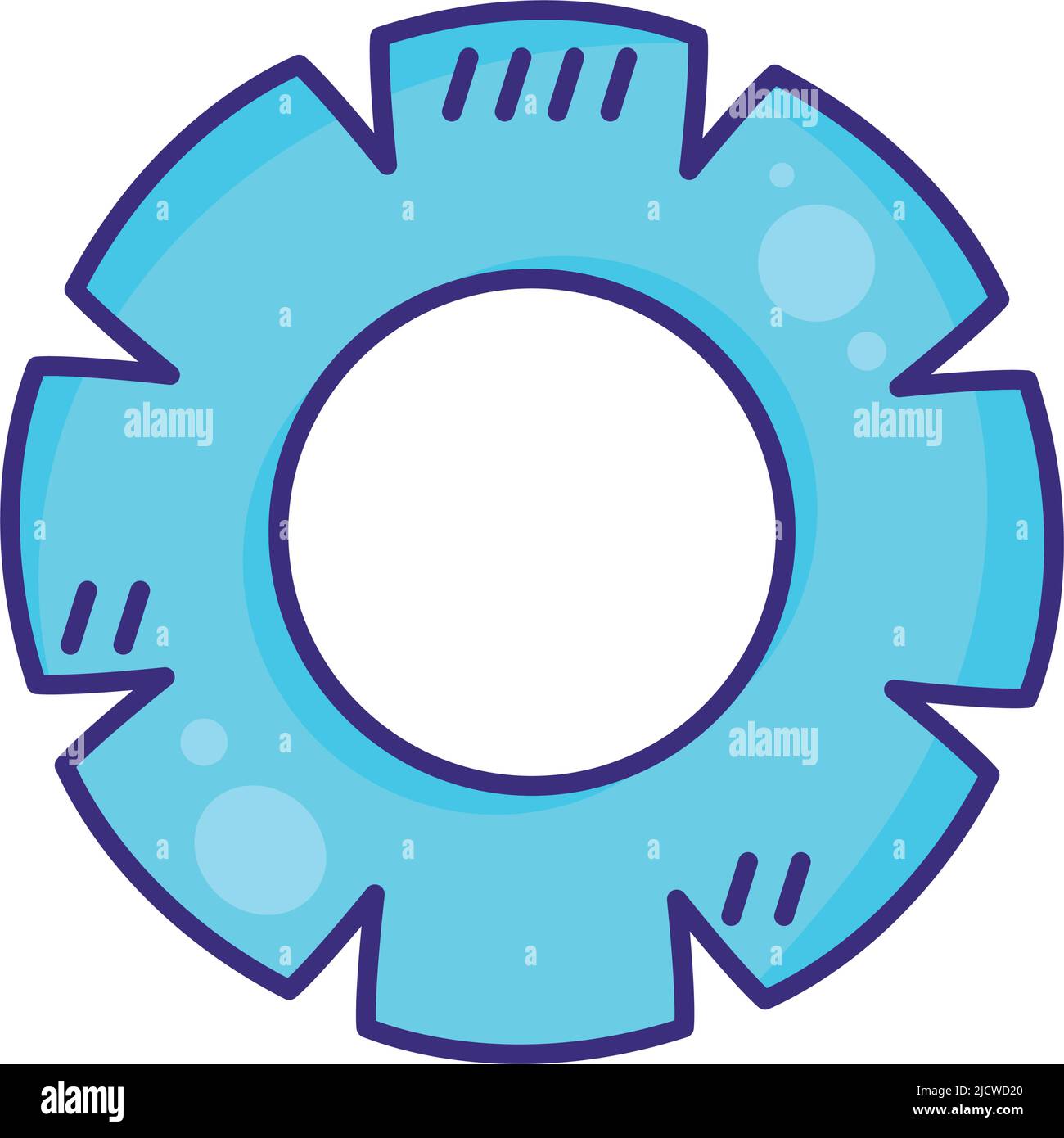 blue gear cog machine icon Stock Vector Image & Art - Alamy
