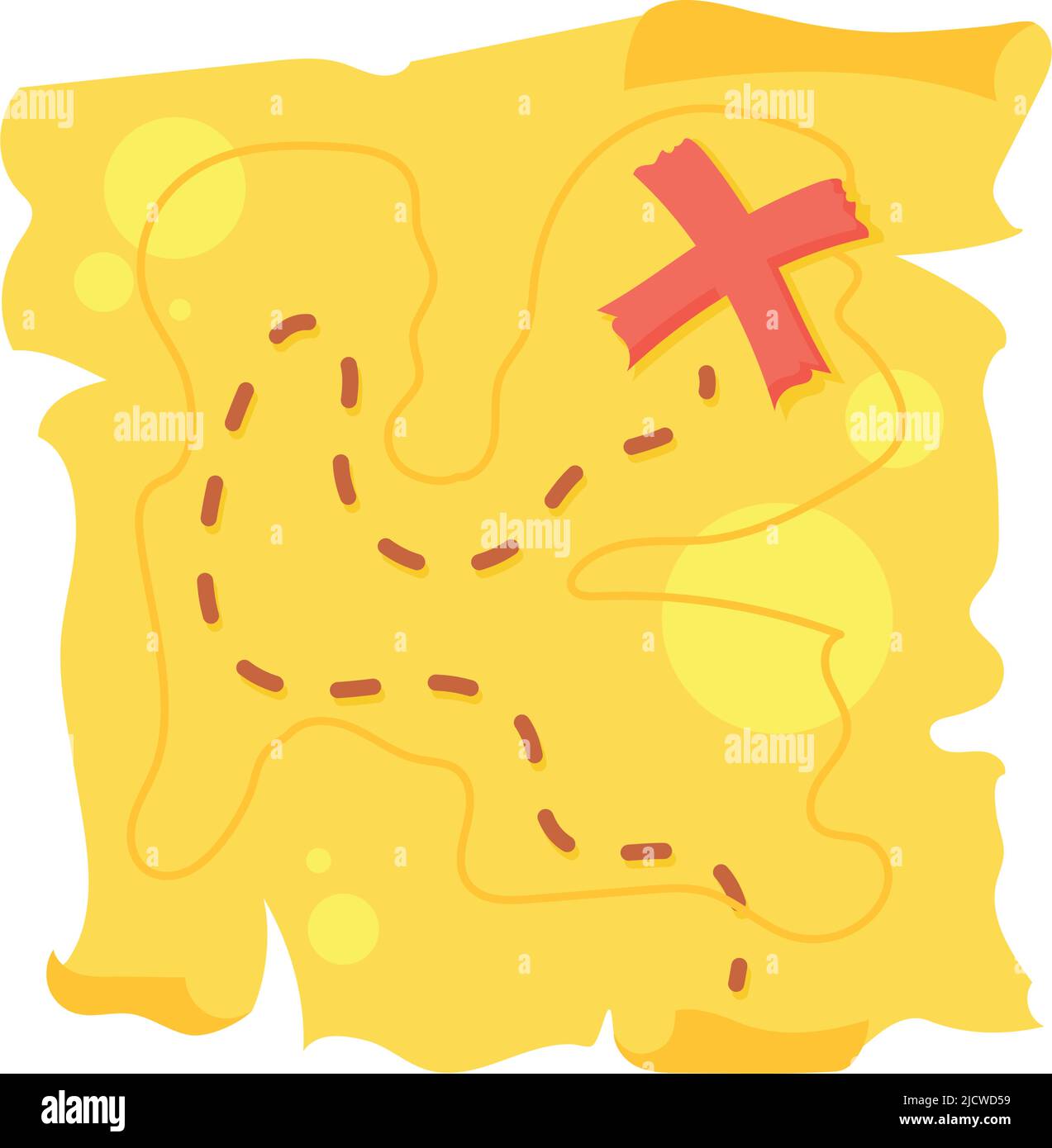 treasure paper map maritime icon Stock Vector Image & Art - Alamy