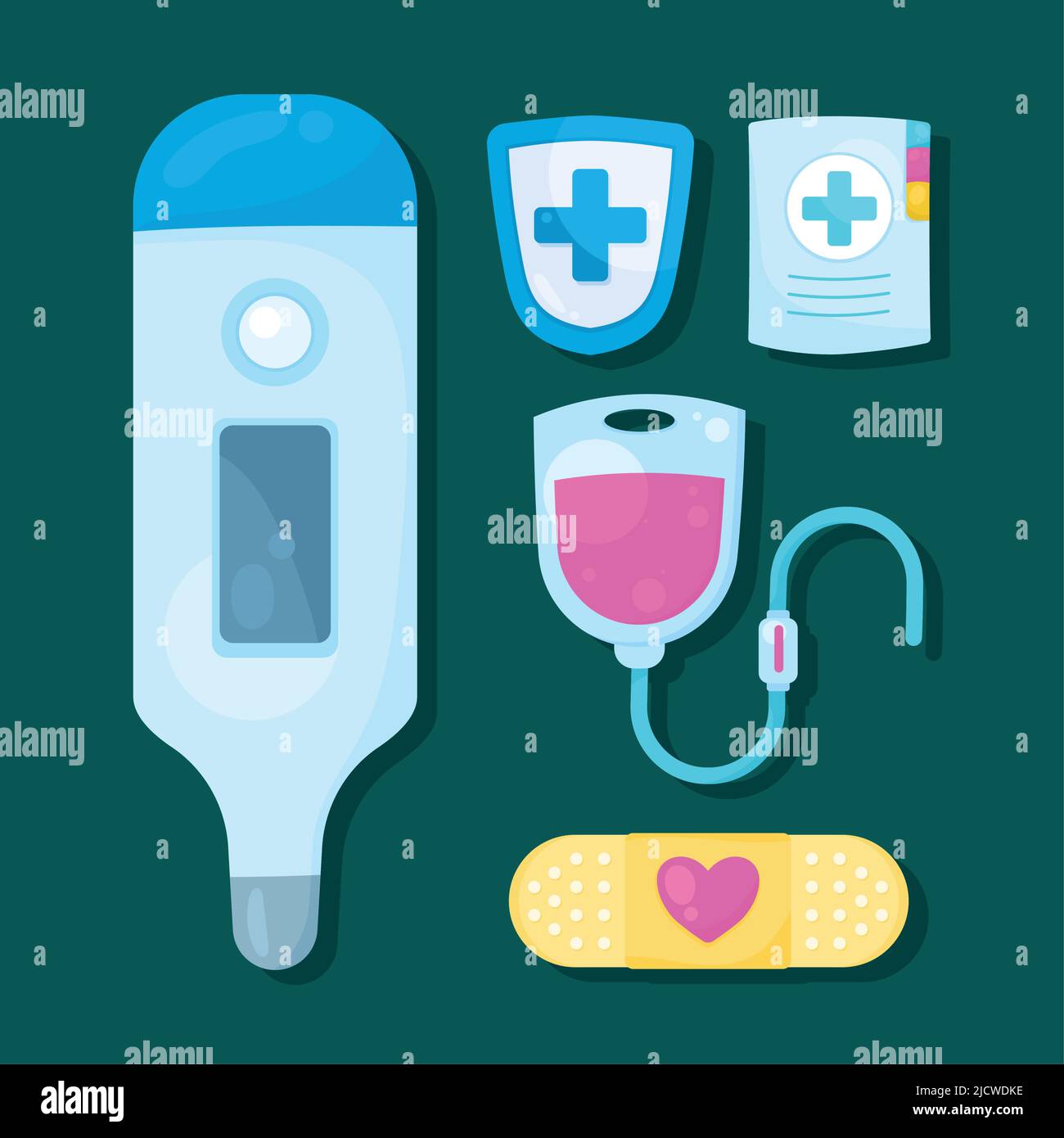 Five medical healthcare set Stock Vector Images - Alamy