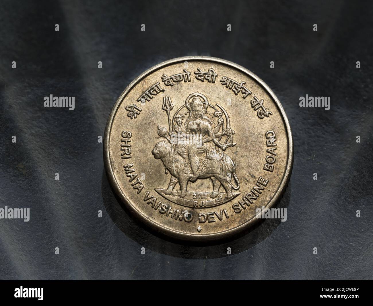 06 11 2022 Five Rupee Shri Mata Vaishno Shrine Board Pooja Coin Studio ...