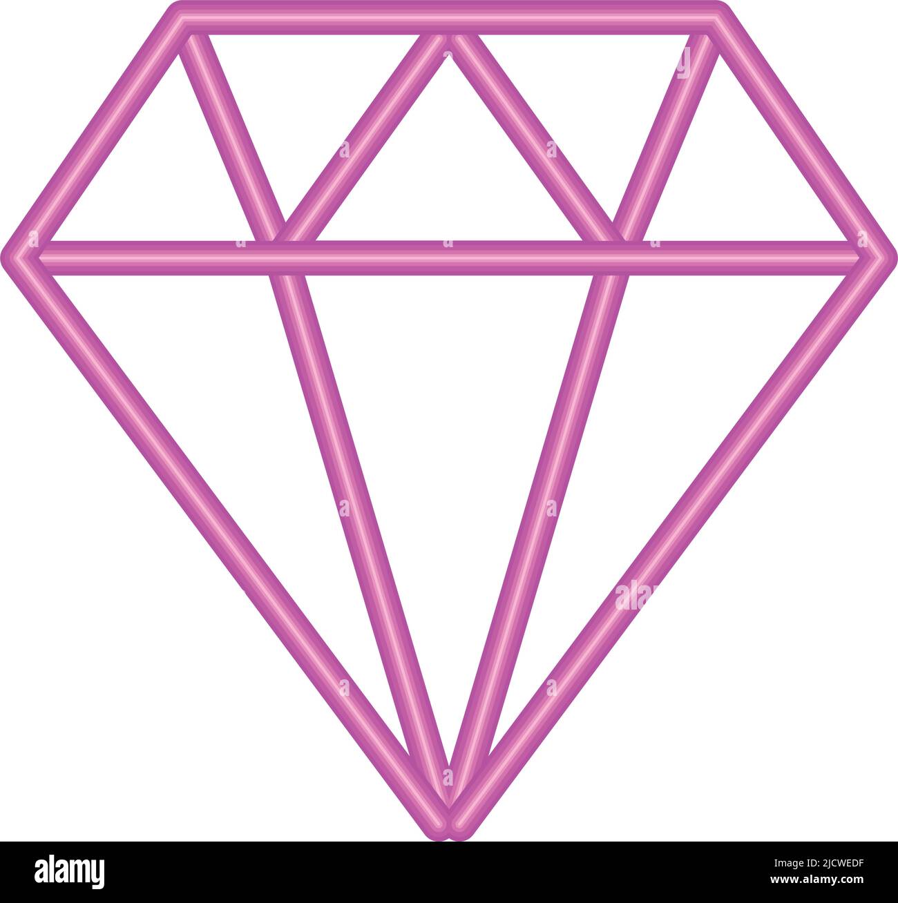 diamond neon light style icon Stock Vector Image & Art - Alamy