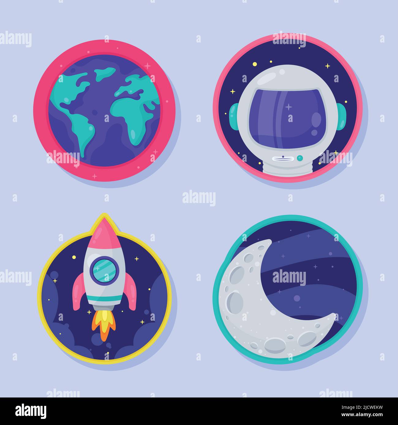 Space astronaut badges hi-res stock photography and images - Alamy