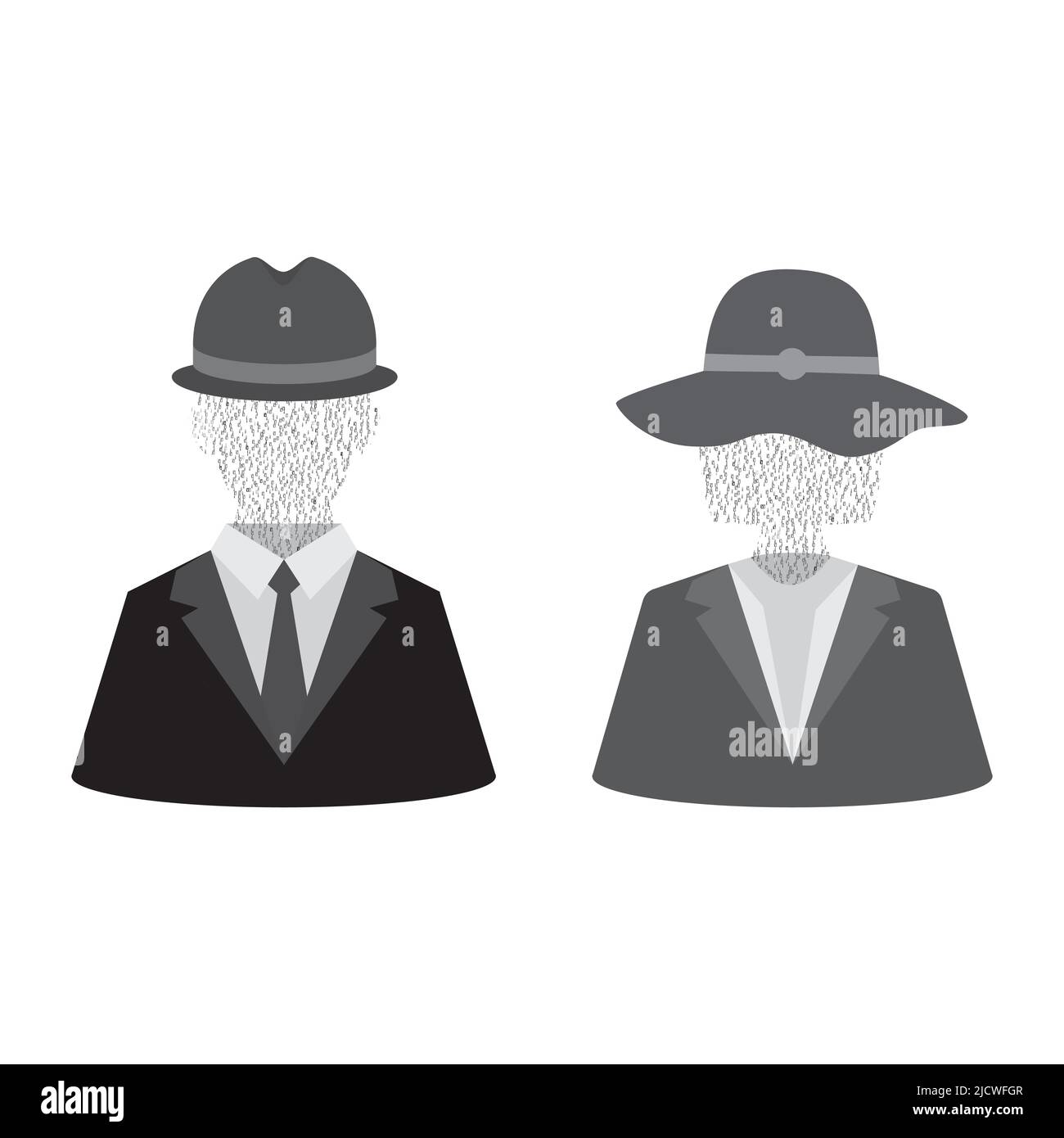 Anonymous business man Stock Vector Images - Alamy
