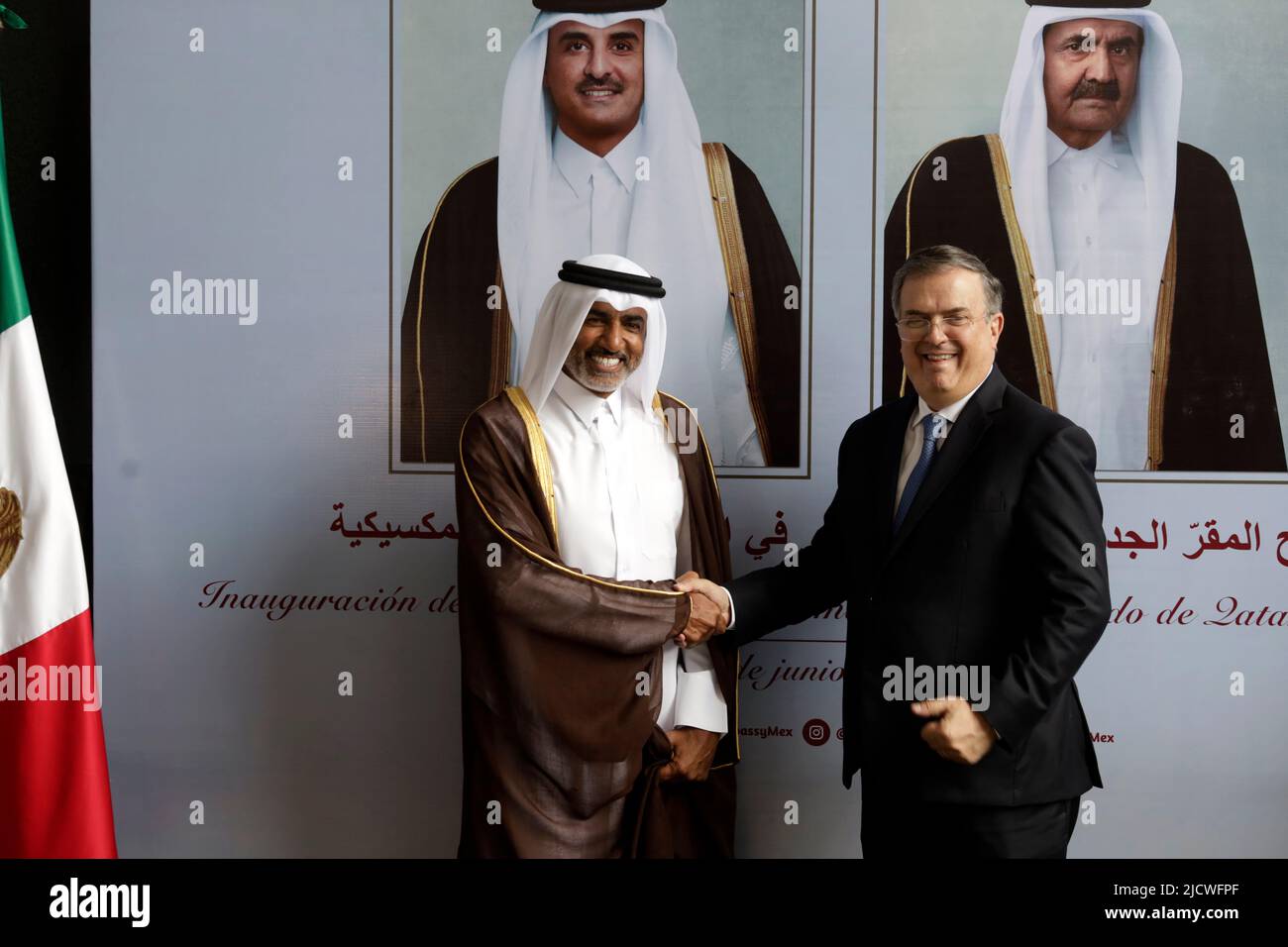 Non Exclusive: June 15, 2022, Mexico City, Mexico: Qatari Ambassador to ...