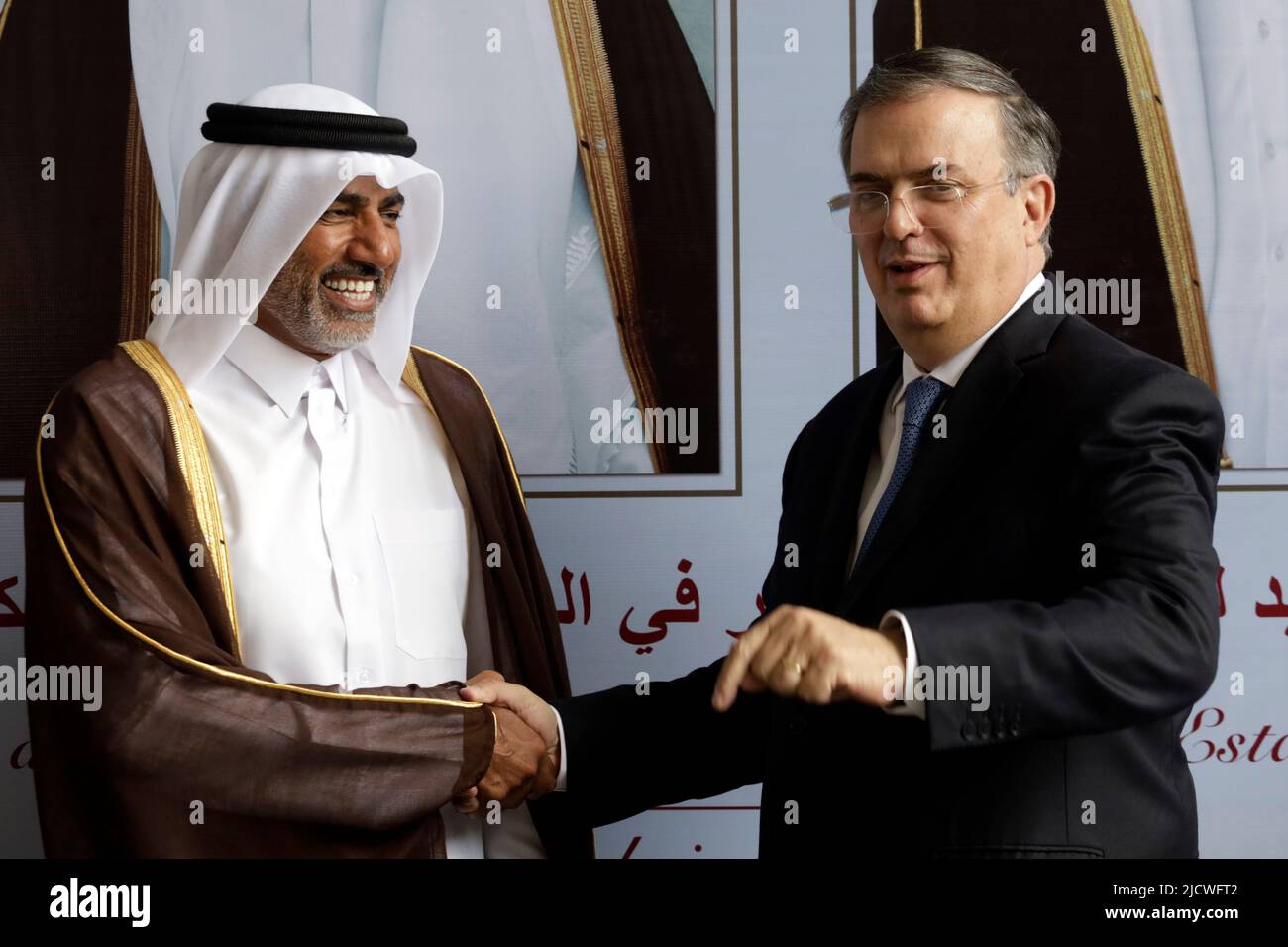 Non Exclusive: June 15, 2022, Mexico City, Mexico: Qatari Ambassador to ...