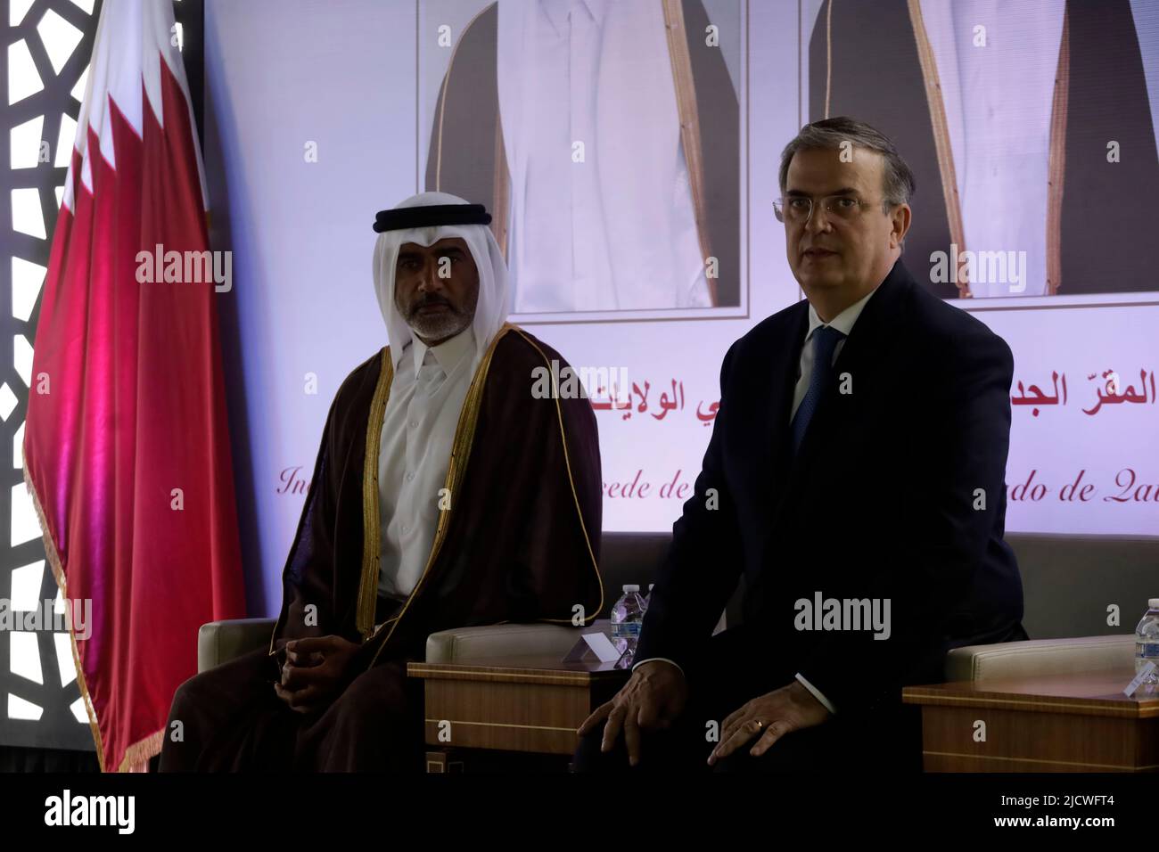 Non Exclusive: June 15, 2022, Mexico City, Mexico: Qatari Ambassador to ...