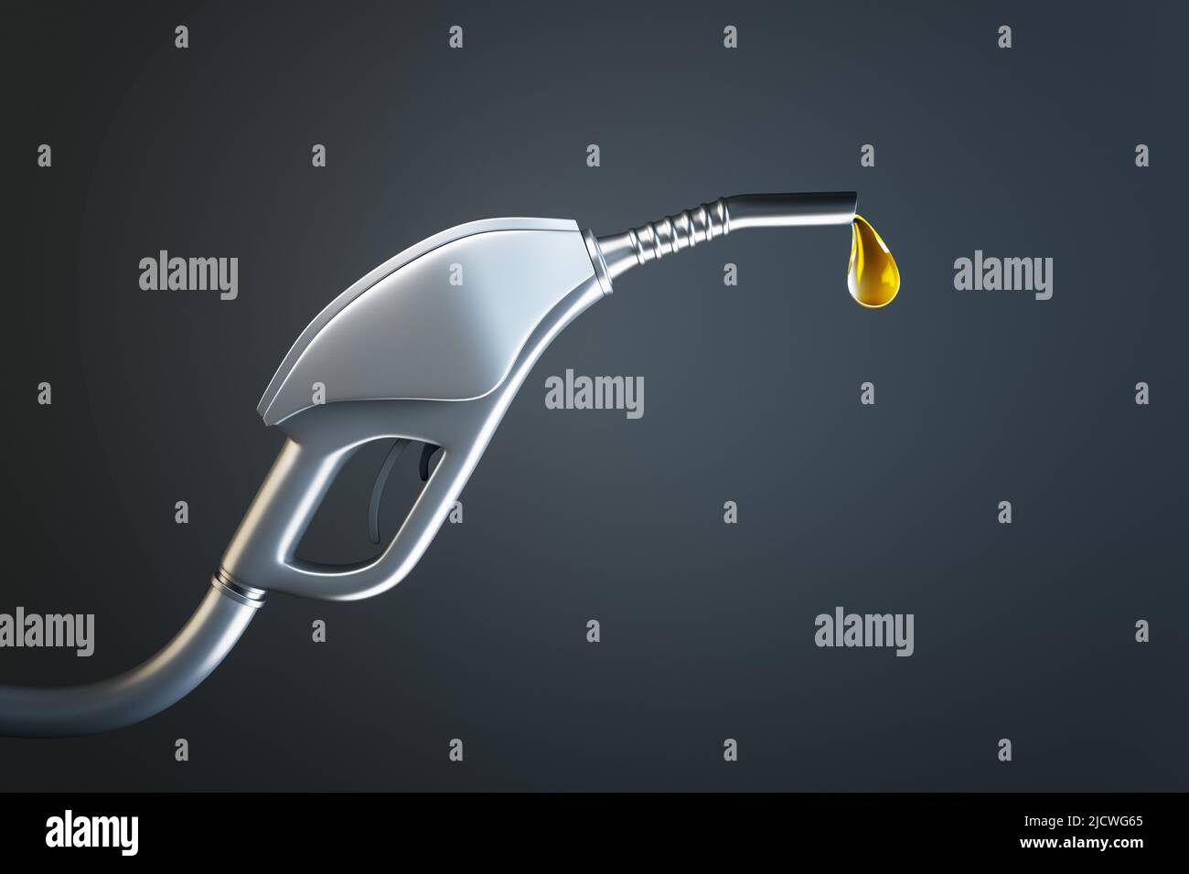 Depletion of natural resources concept with oil dripping from fuel ...