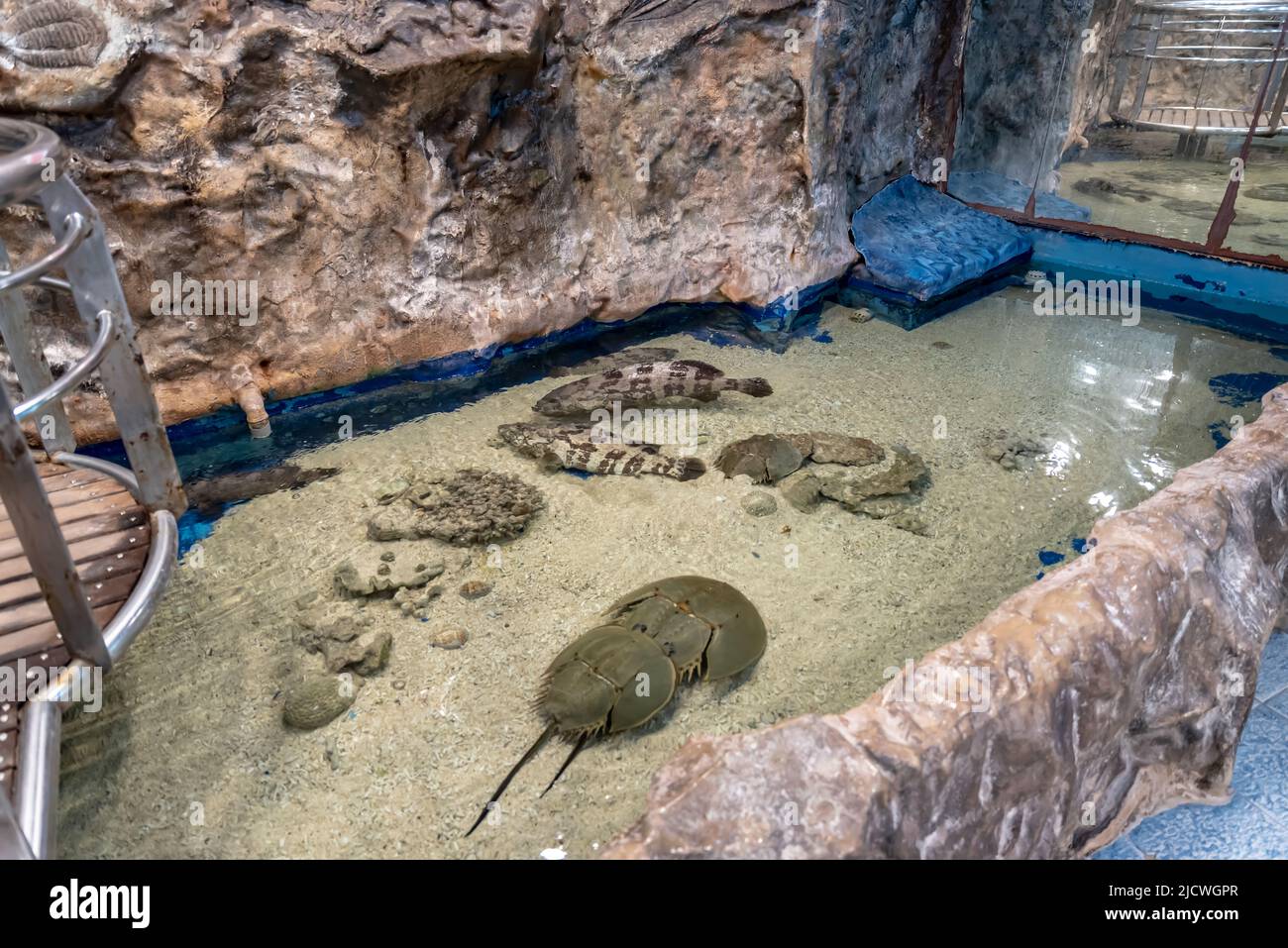 Labuan, Malaysia-June 09, 2021: View of the Labuan International sea ...